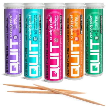 Xero Picks Energy - Variety - Infused Flavored Toothpicks with Caffeine ...