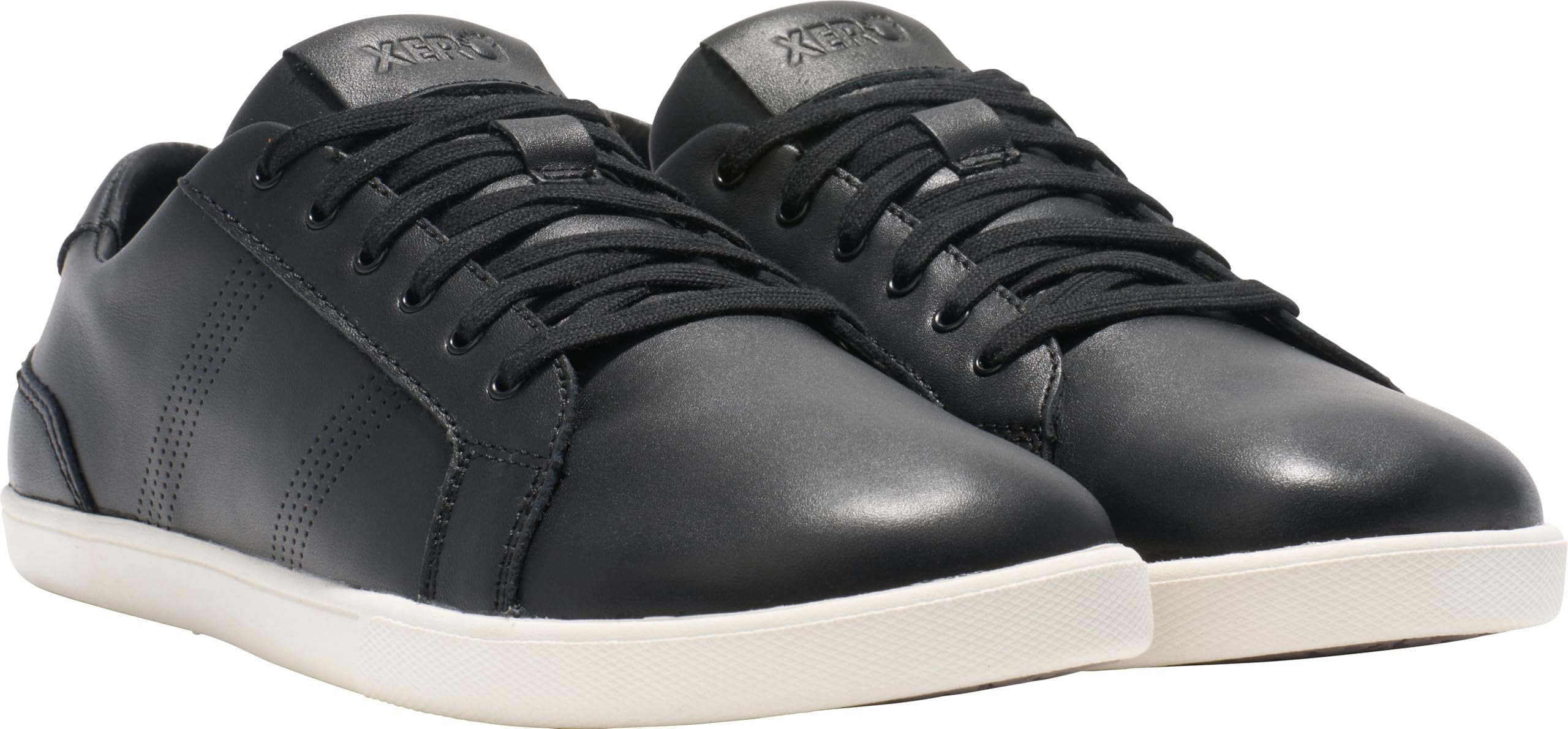 Xero Shoes Men's Dillon Leather Barefoot Classic Sneaker, Black, 11.5 ...