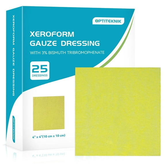 Xeroform Petrolatum Dressing Non-Adherent Occlusive Fine Mesh Gauze Pad ...