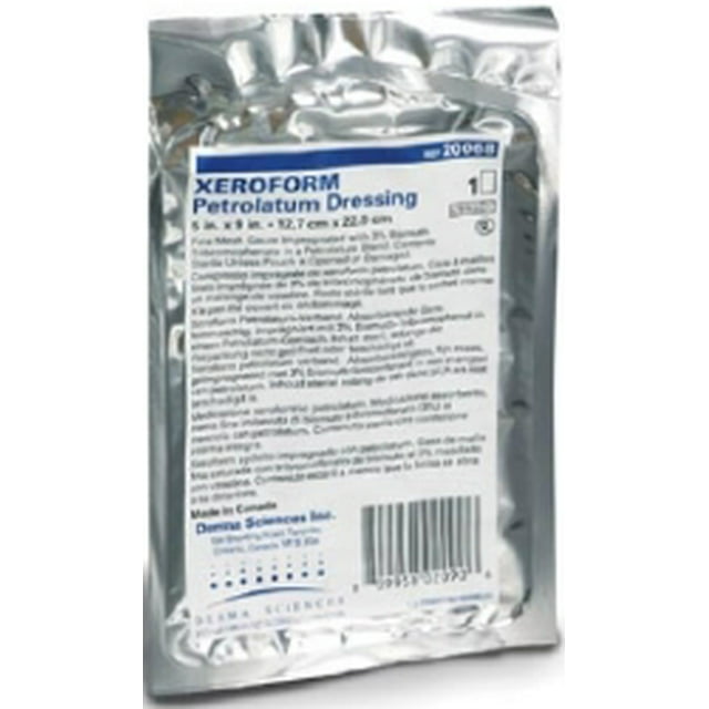 Xeroform Petrolatum Impregnated Dressing Xeroform Strip 1 X 8 Inch ...