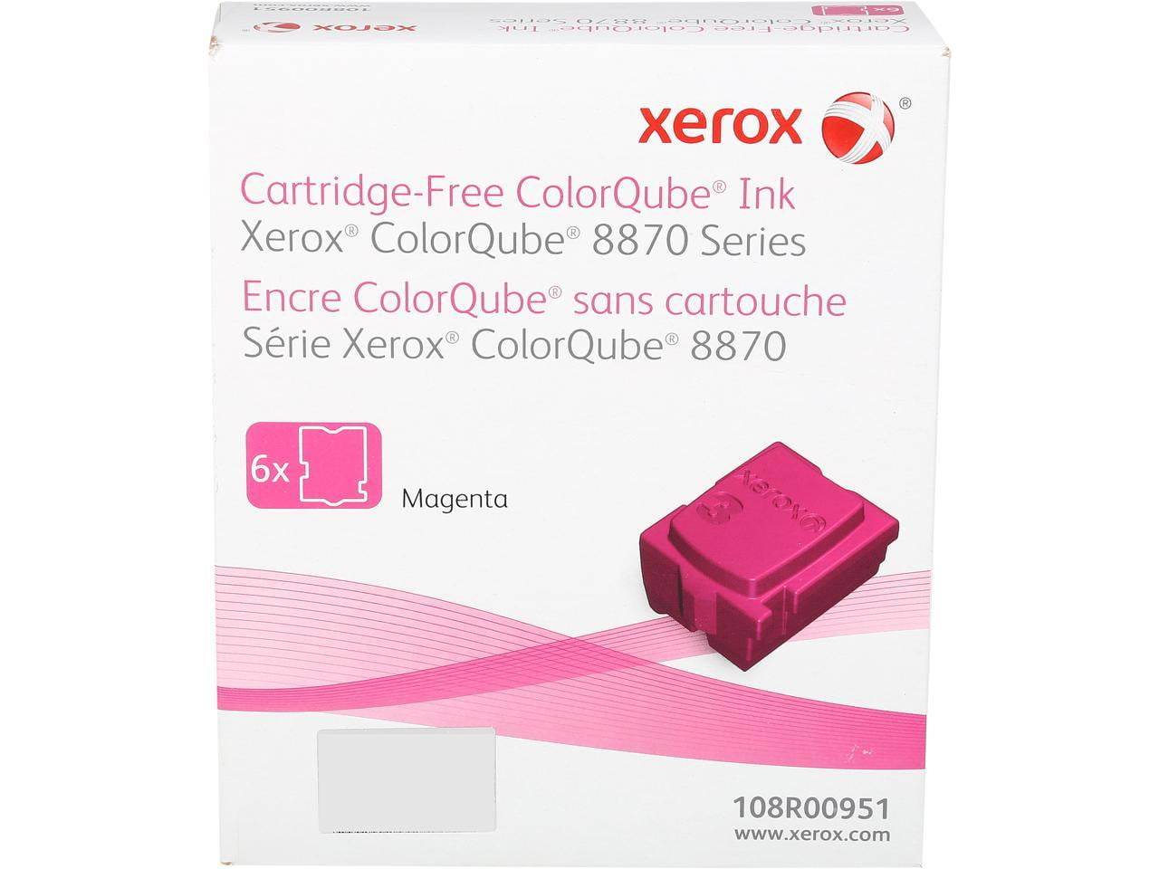 Xerox 108R00951 Solid Ink - 6 Sticks - Magenta - Walmart Business Supplies