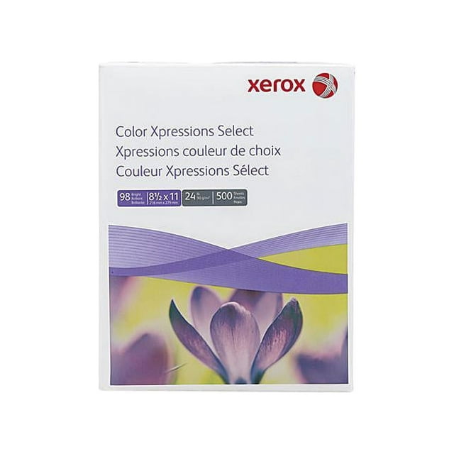 Xerox Digital Color Xpressions Laser & Inkjet Printer Paper, 24lb, 8-1 ...