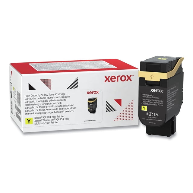 Xerox C410 Yellow Toner - Walmart Business Supplies