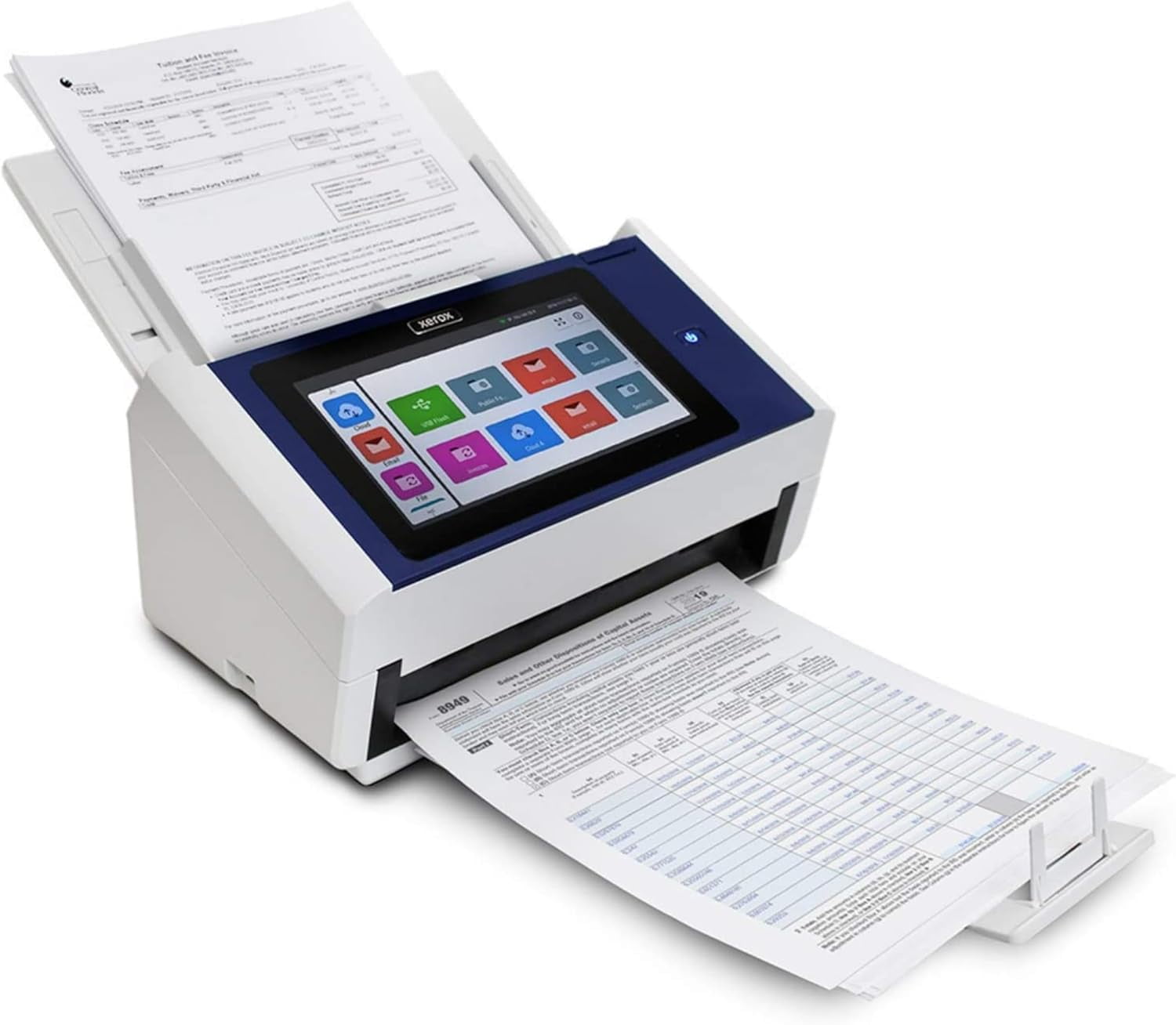 Xerox Pro N60W, USB Duplex Scanner with 8-Inch Touchscreen, 65PPM, 100 ...