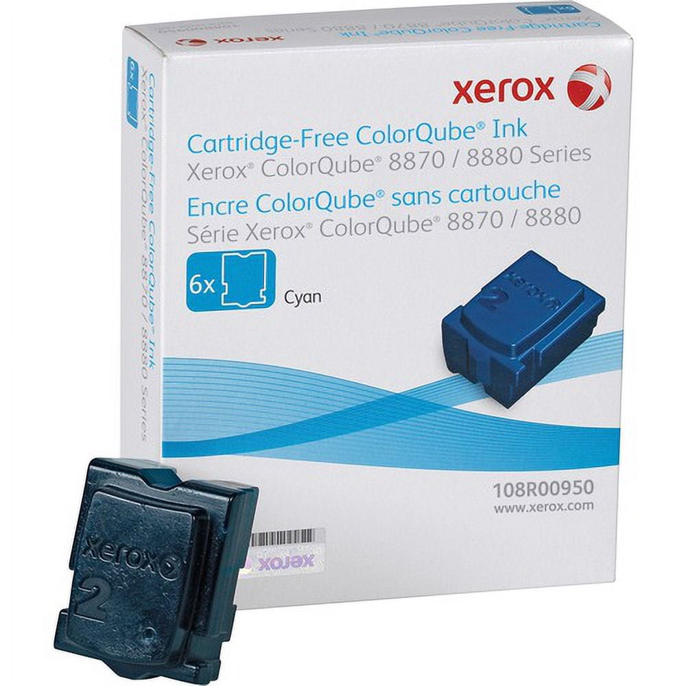 Xerox Solid Ink Stick Solid Ink - 2883 Pages - Cyan - Walmart.com