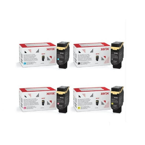 Xerox Standard Yield Toner Cartridge Set - Black, Cyan, Yellow, Magenta ...