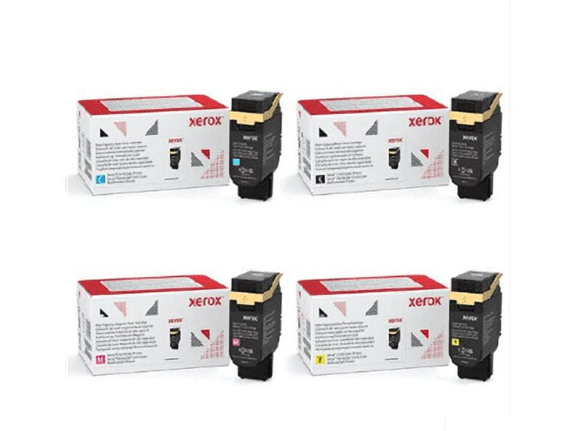 Xerox Standard Yield Toner Cartridge Set - Black, Cyan, Yellow, Magenta ...