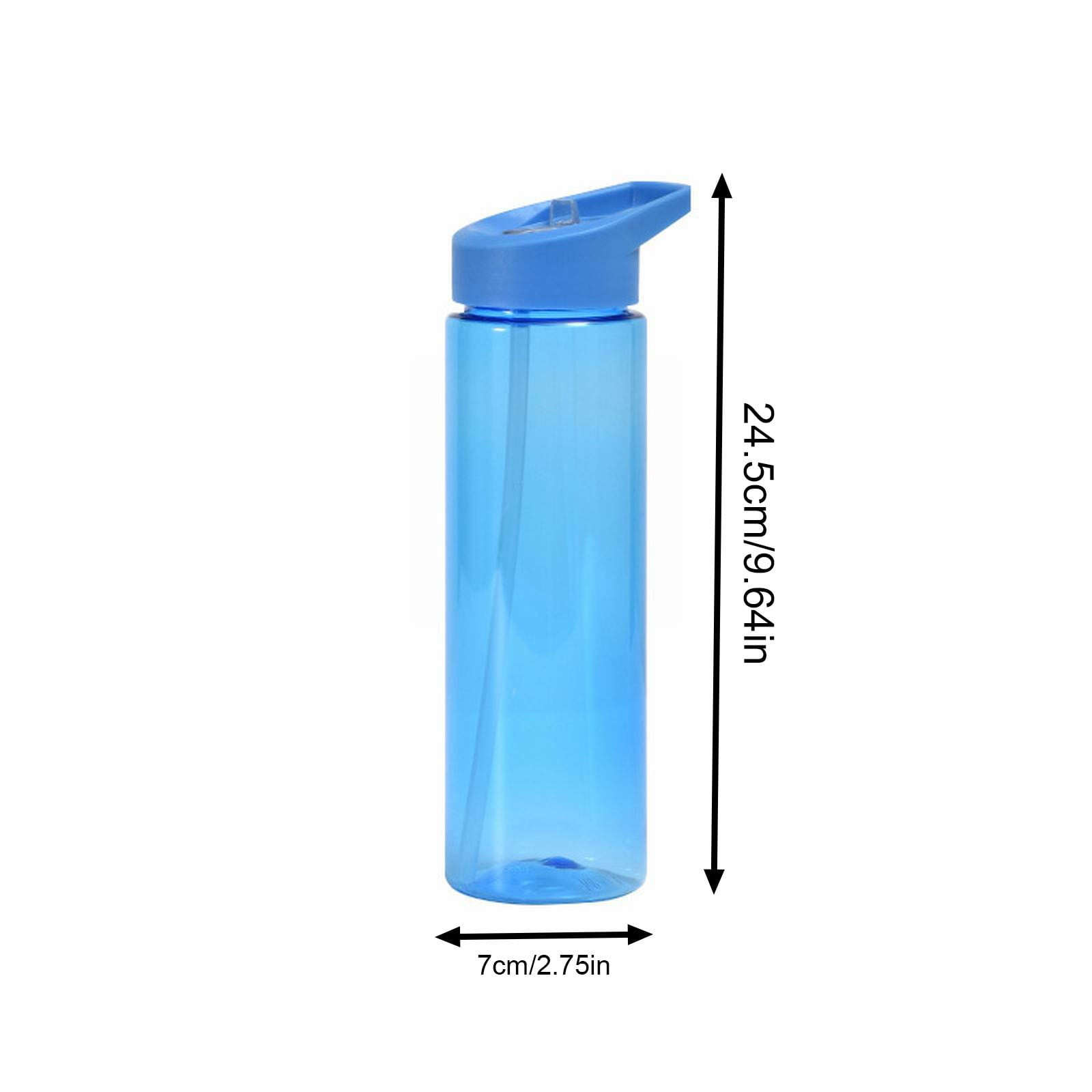 Xetio Clear Water Bottle with Straw, Simply Modern Water Bottle ...