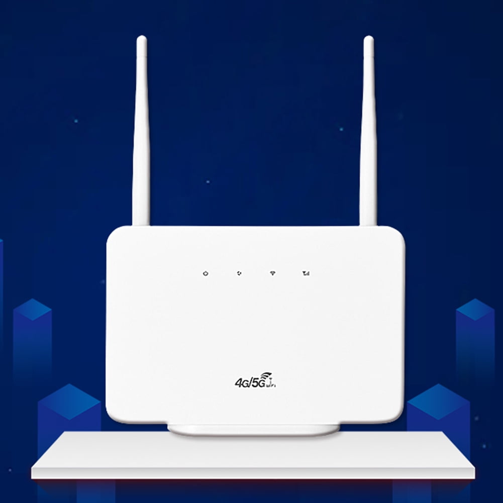 Xewsqmlo 4G Wireless Router, 300Mbps Transmission, WiFi Compatible, 2 ...