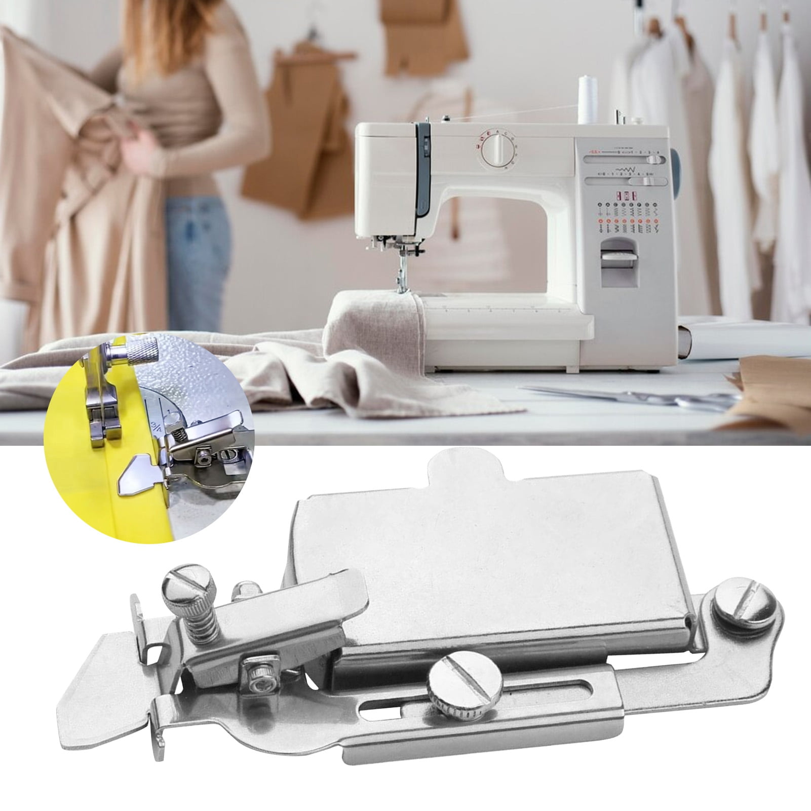 Xeyise 1/2Pcs Sewing Machine Magnetic Seam Guide Stainless Steel ...