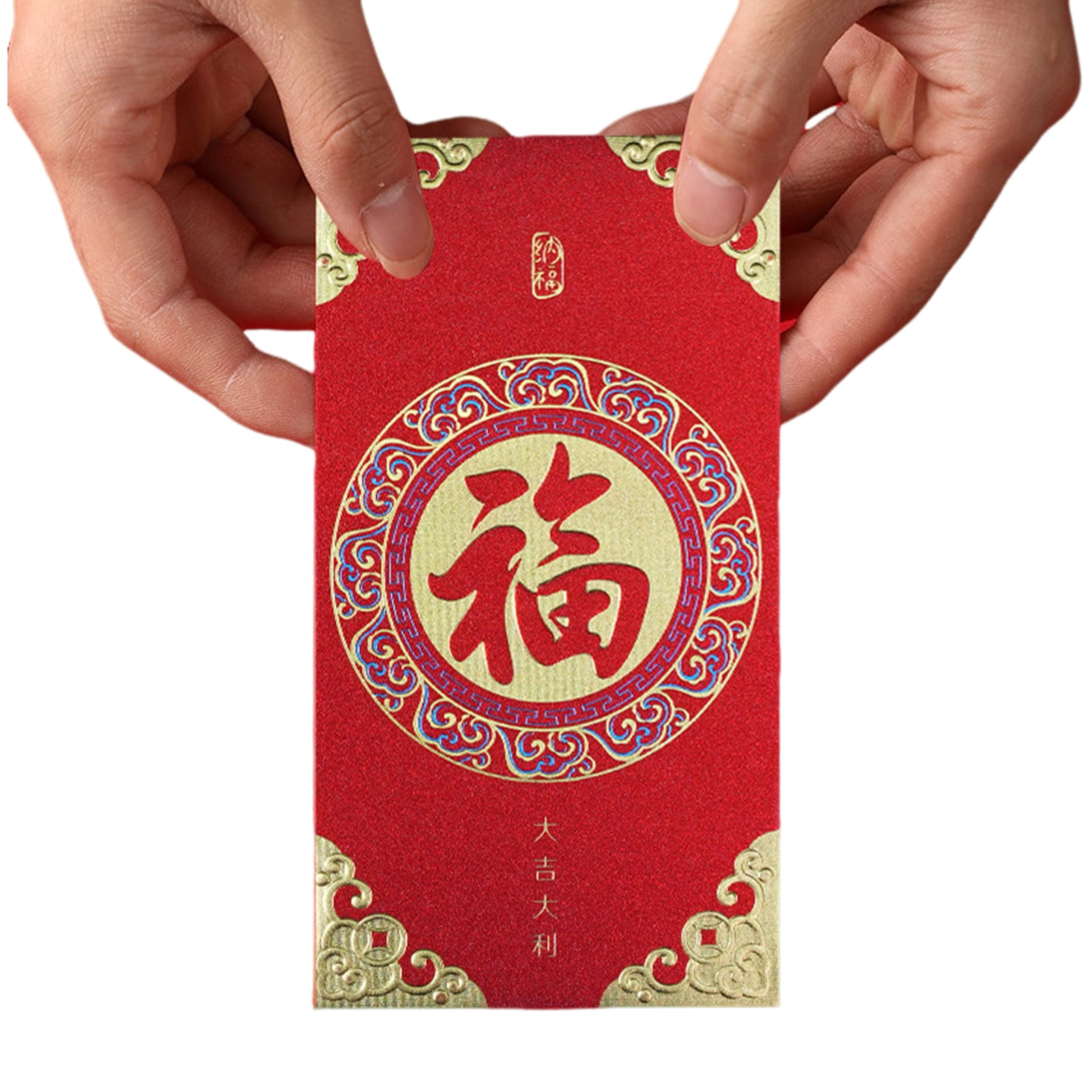 Xeyise 12Pcs 2024 Spring Festival Red Envelopes Vibrant Color Chinese ...