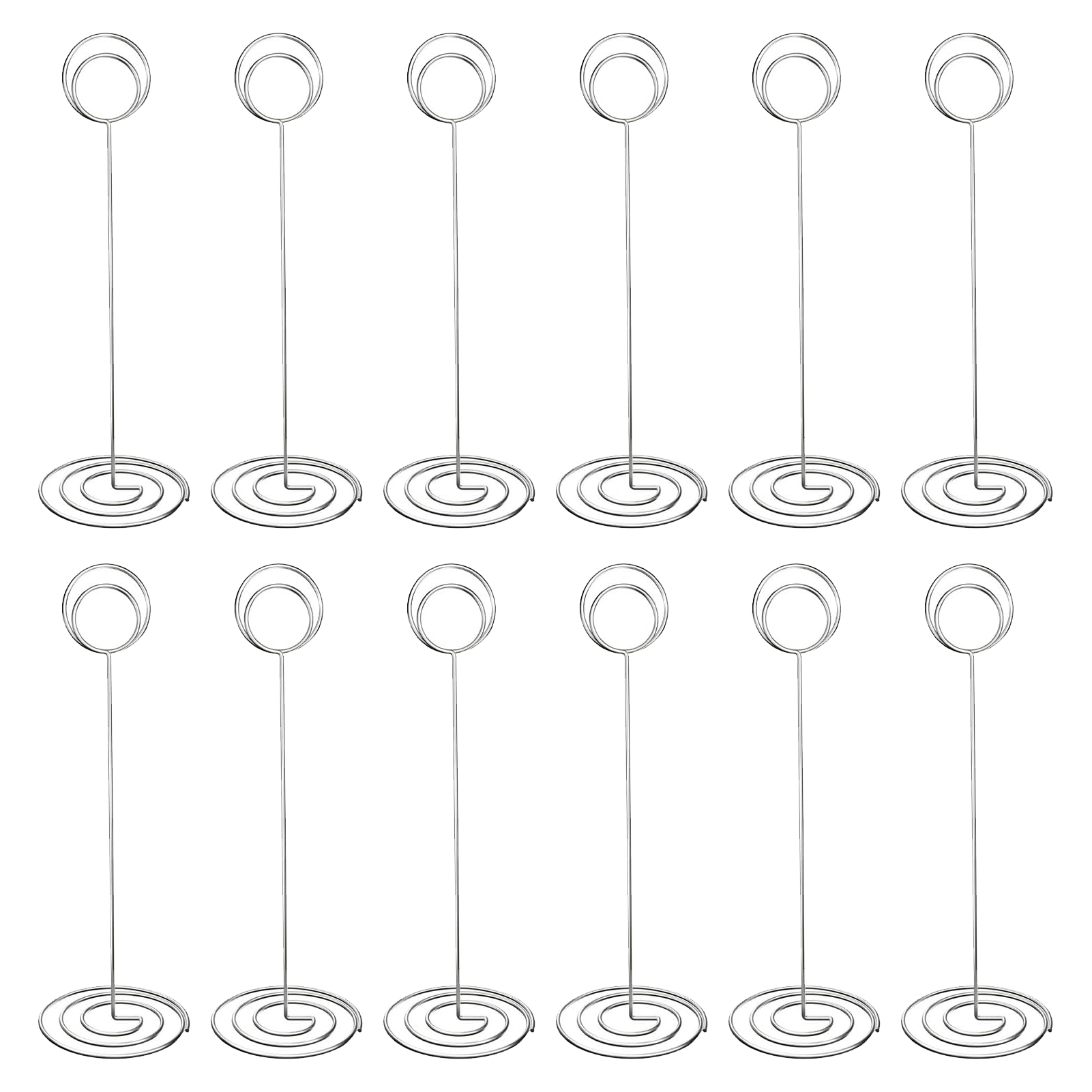Xeyise 12Pcs Table Number Holders Elegant Versatile Memo Notes Card ...