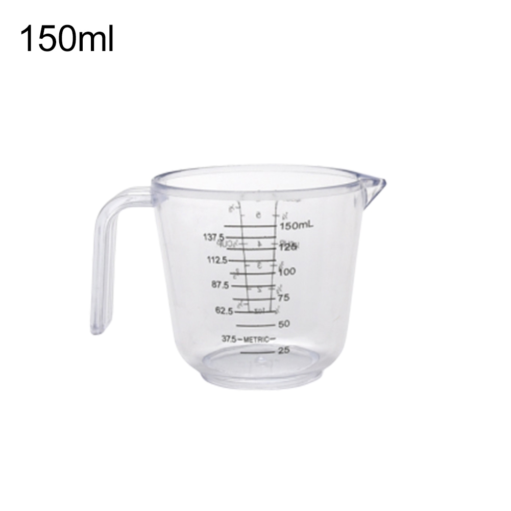 Xeyise 150/300/600ml Handle Water Milk Egg Scale Measuring Cup Mug Measurement Tool - Walmart.com