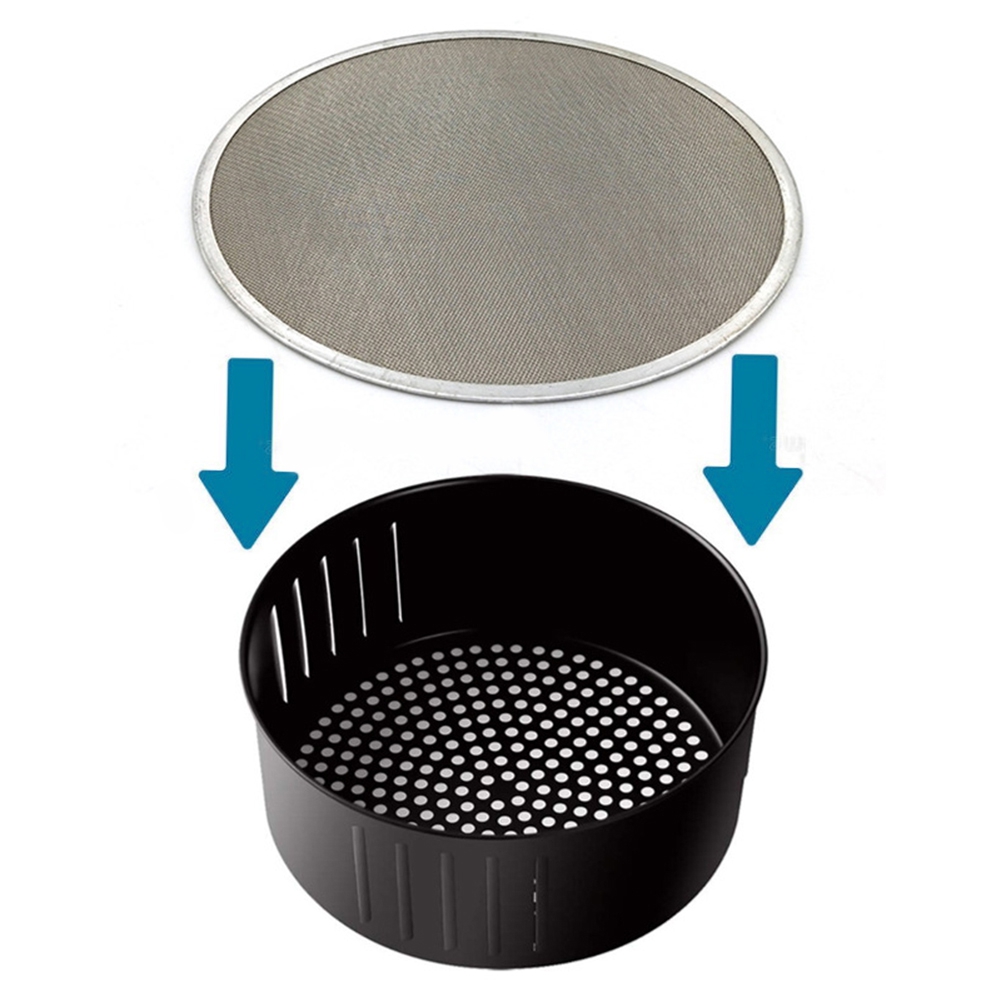 Xeyise 19/21/23/25cm Stainless Steel Oil Splatter Screen Net Cover for Air Frying Pot - Walmart.com