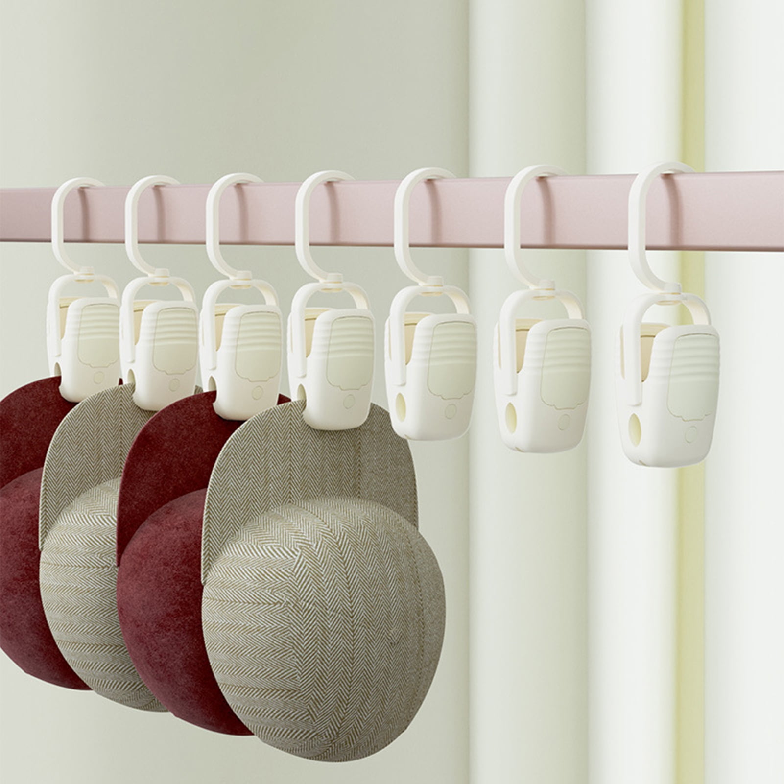 Xeyise 3 Pcs Plastic Clips with Hanging Hook Anti-slip Great Friction ...