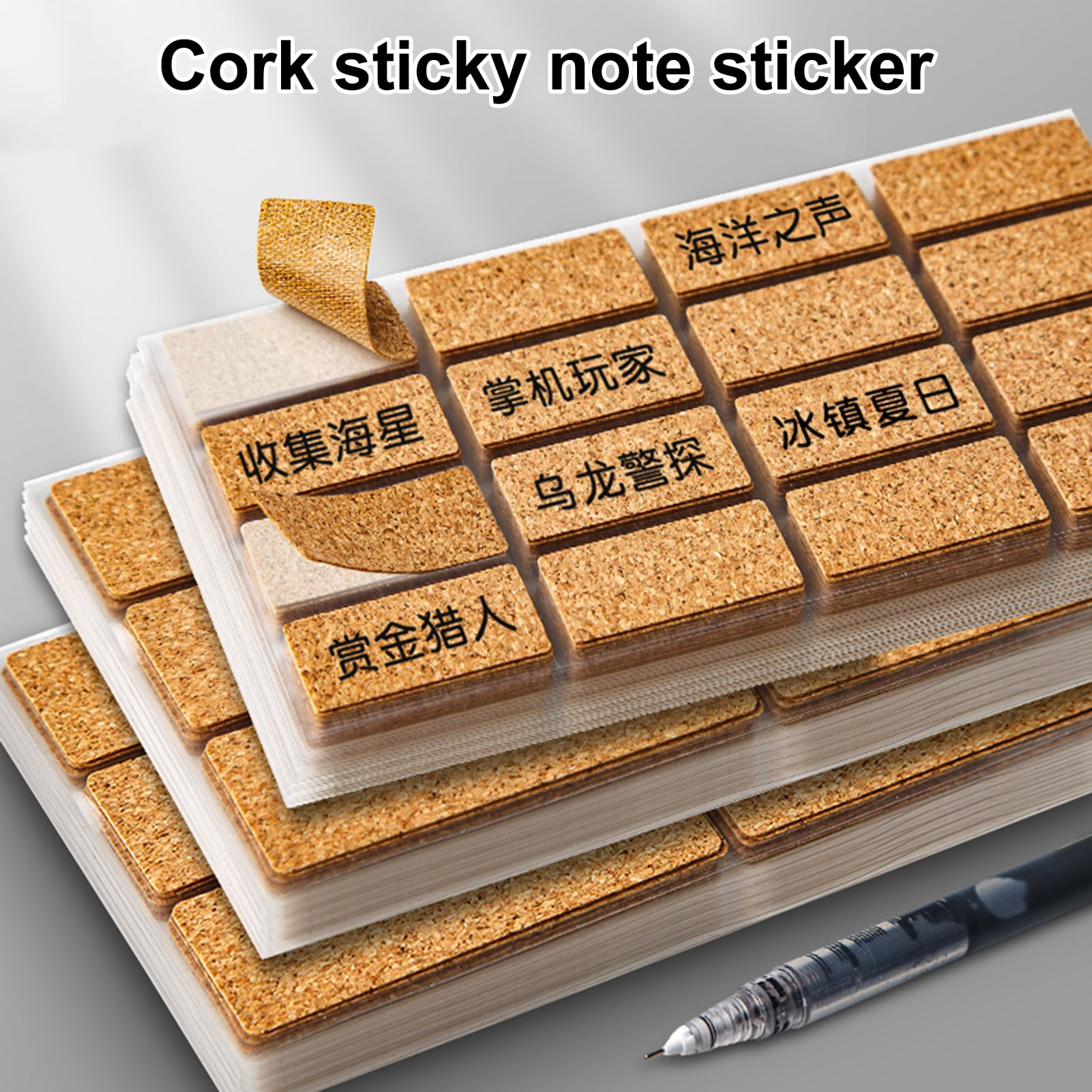Xeyise 36/96Pcs Label Sticker Waterproof Writable Oilproof DIY Paper ...