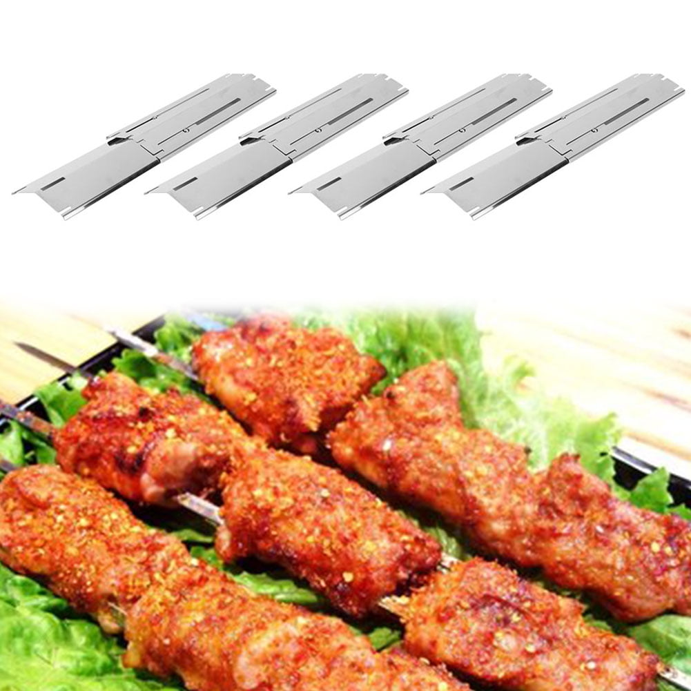 Xeyise 4Pcs Universal Adjustable Porcelain Coated Grill Heat Plate ...