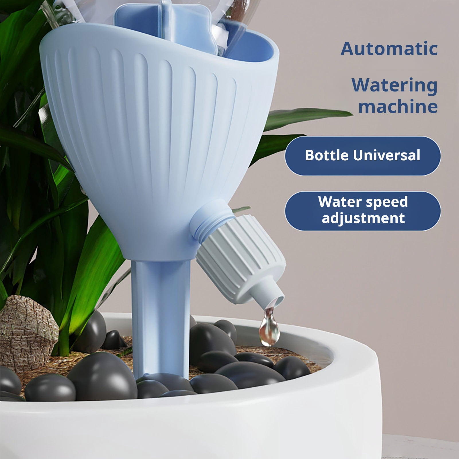 Xeyise 6Pcs Flower Self Watering Devices Plant Stakes Adjustable Easy ...