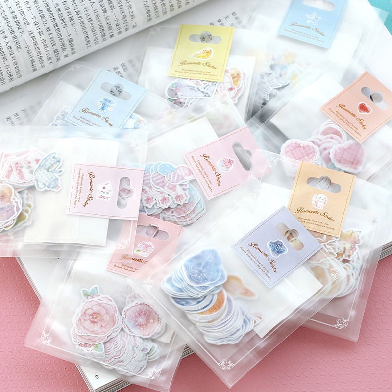 Xeyise 70 Pcs Mini Paper Sticker Tag DIY Diary Decoration Sticker Album ...