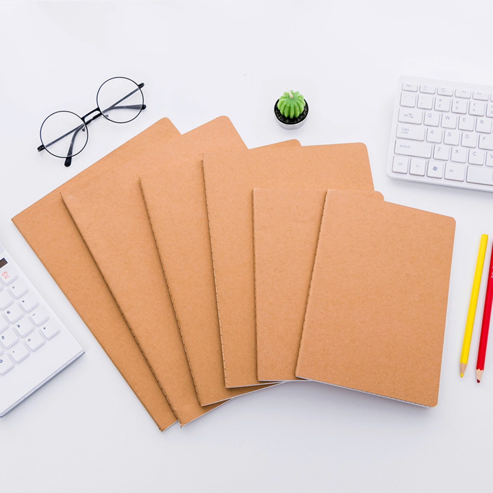 Xeyise A4/A5/B5 Notebook Vintage Kraft Paper Cover Thick Ink-proof ...