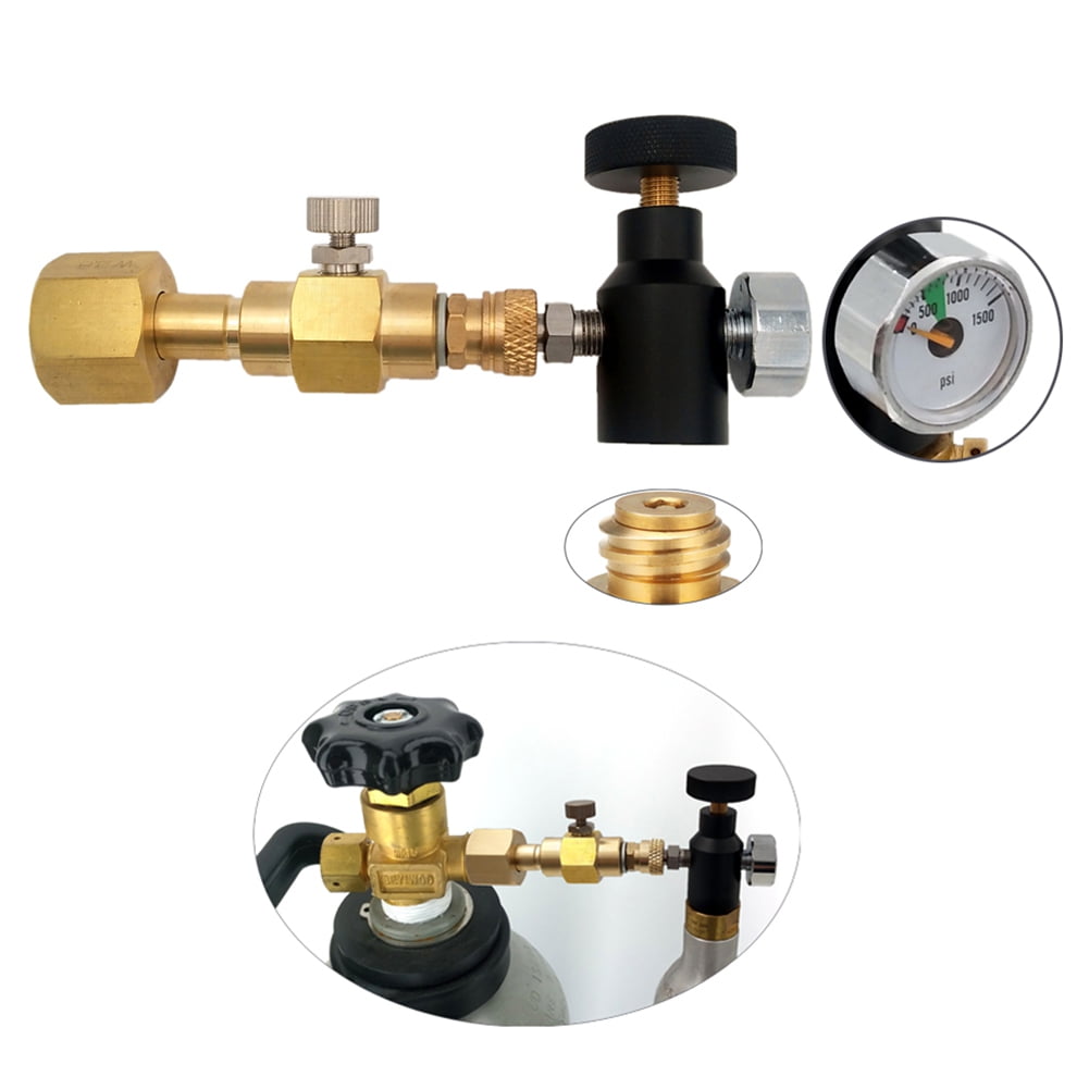 Xeyise CGA320/W21.8 Soda Maker CO2 Carbonator Cylinder Tank Refill ...
