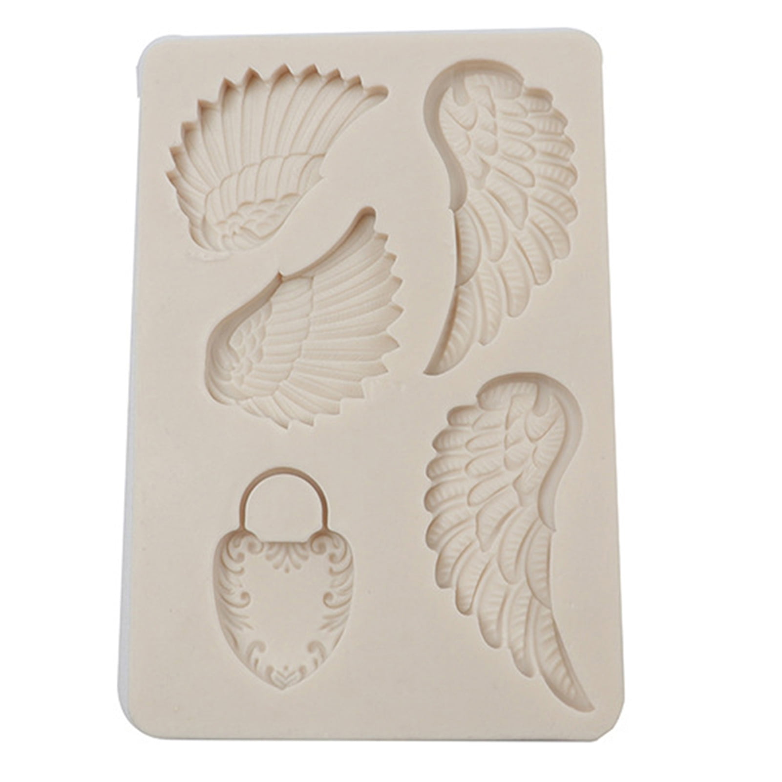 Xeyise Cake Mold Food Grade Easy Release DIY Angel Wings Shape ...