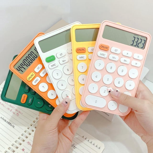 Xeyise Calculator 12-Digit Display Intelligent Dormancy Low Noise Large ...