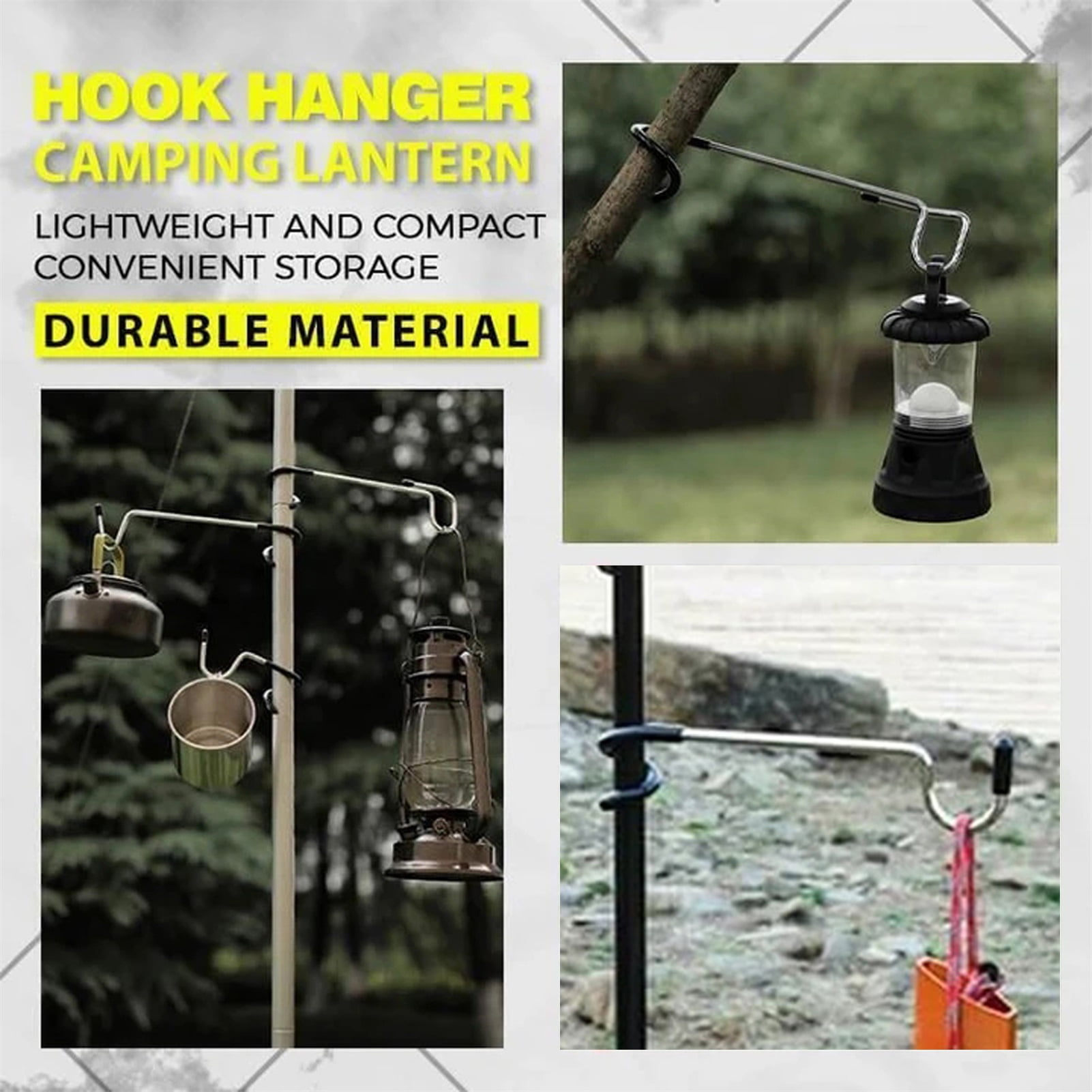 Xeyise Camping Light Hook Multi-function Portable Space-saving ...