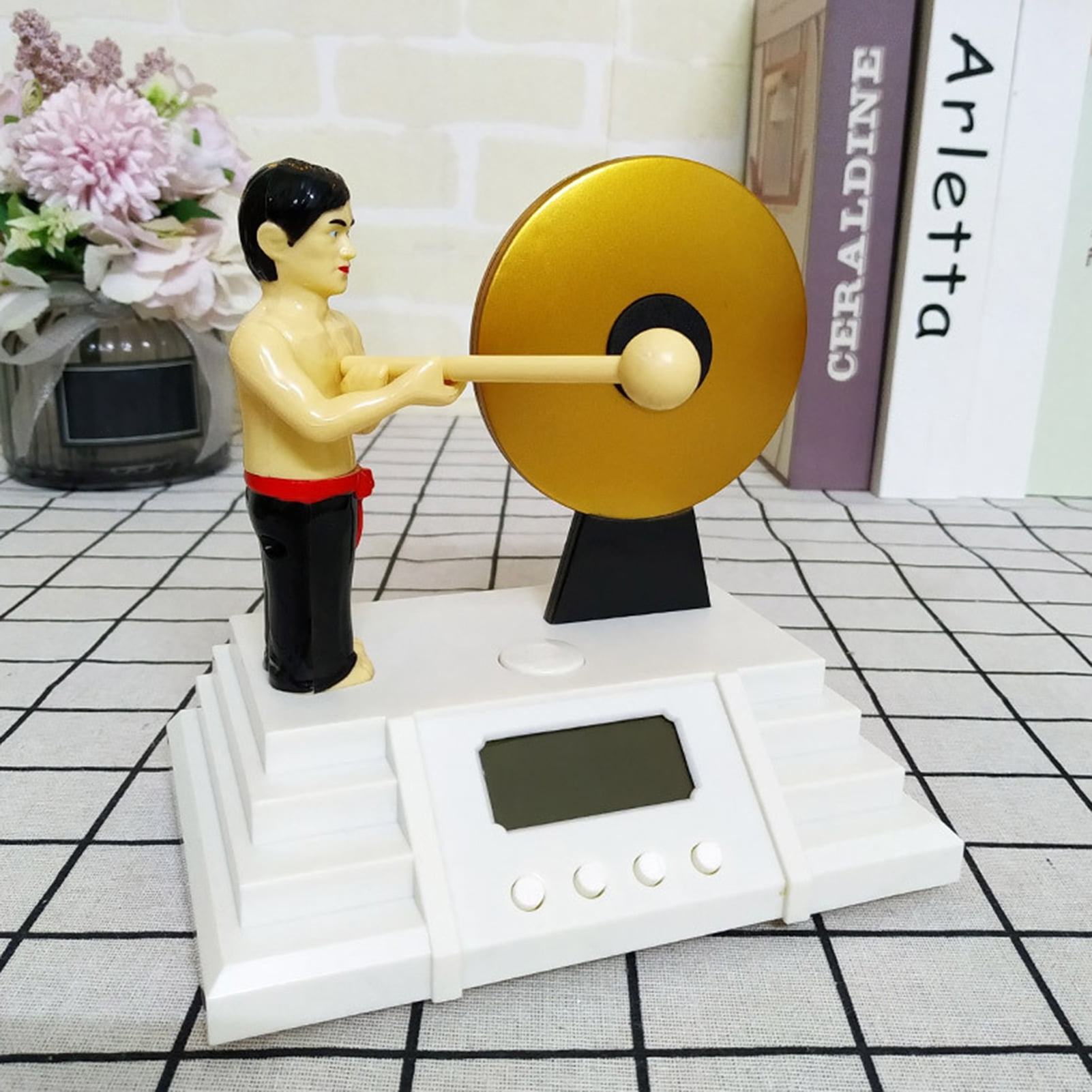 Xeyise Desk Clock Mute LED Time Display Snooze Function High Volume ...