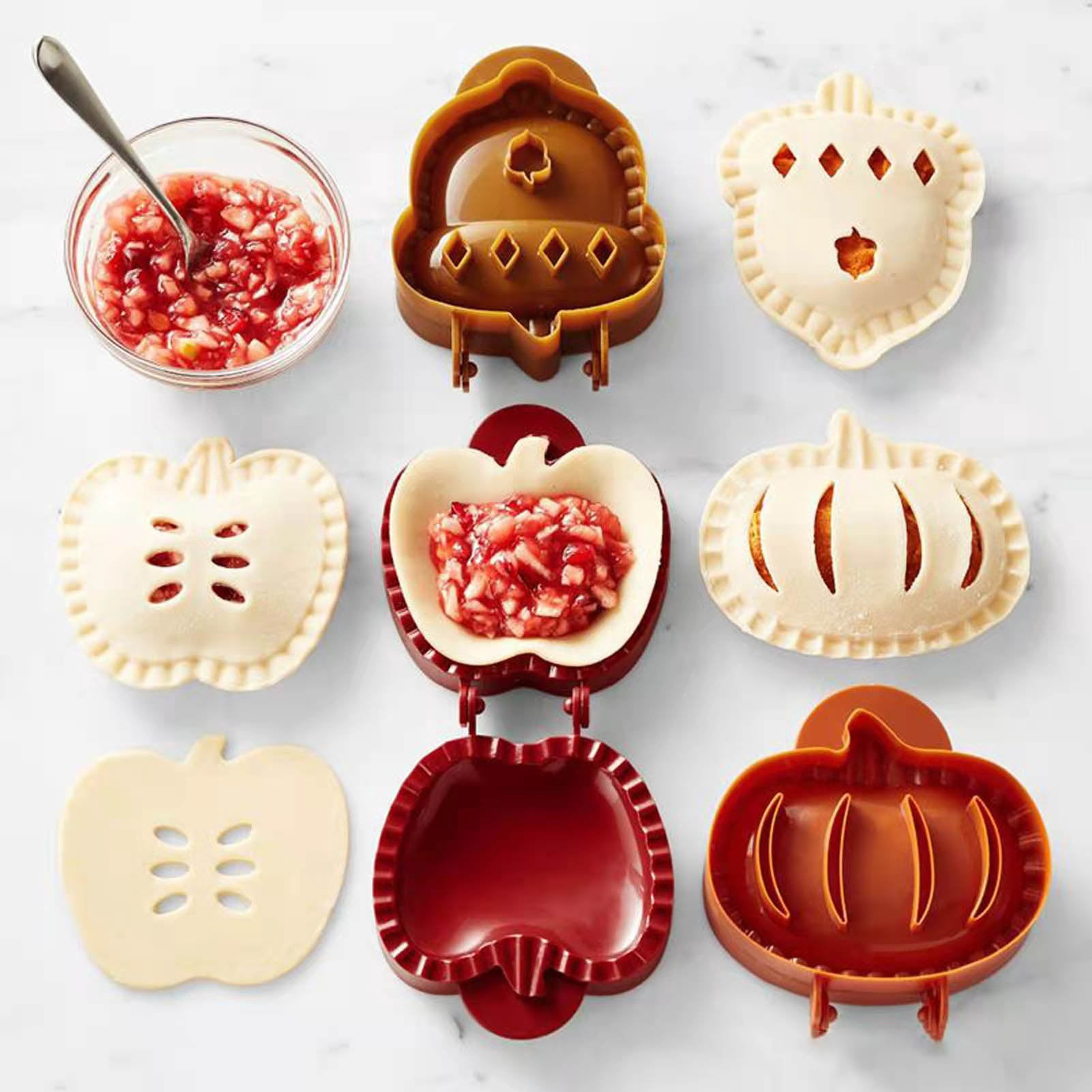 Xeyise Dessert Mold Clear Pattern Wide Application Plastic Pumpkin ...