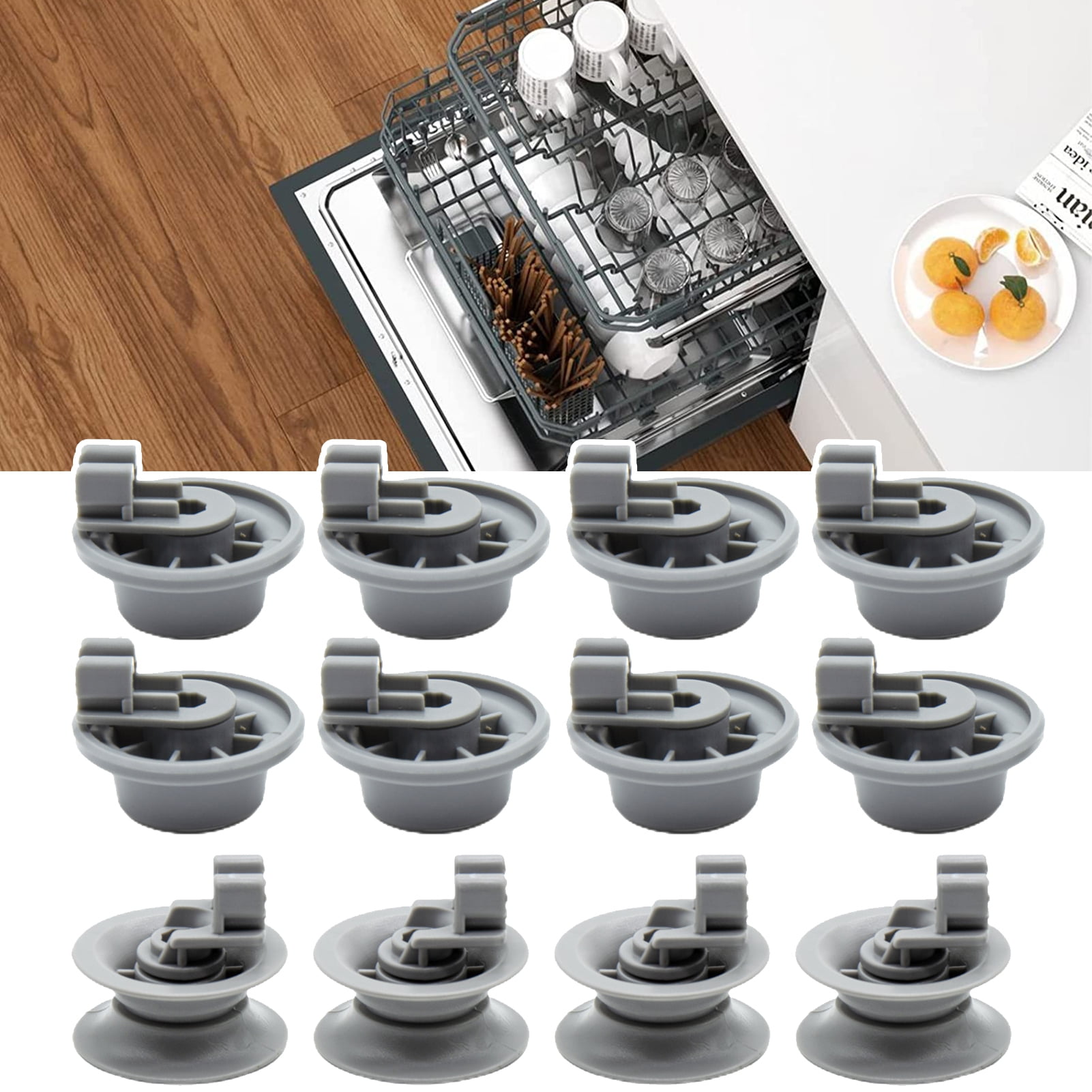 Xeyise Dishwasher Wheels Heavy Duty Replaceable Plastic Dishwasher ...