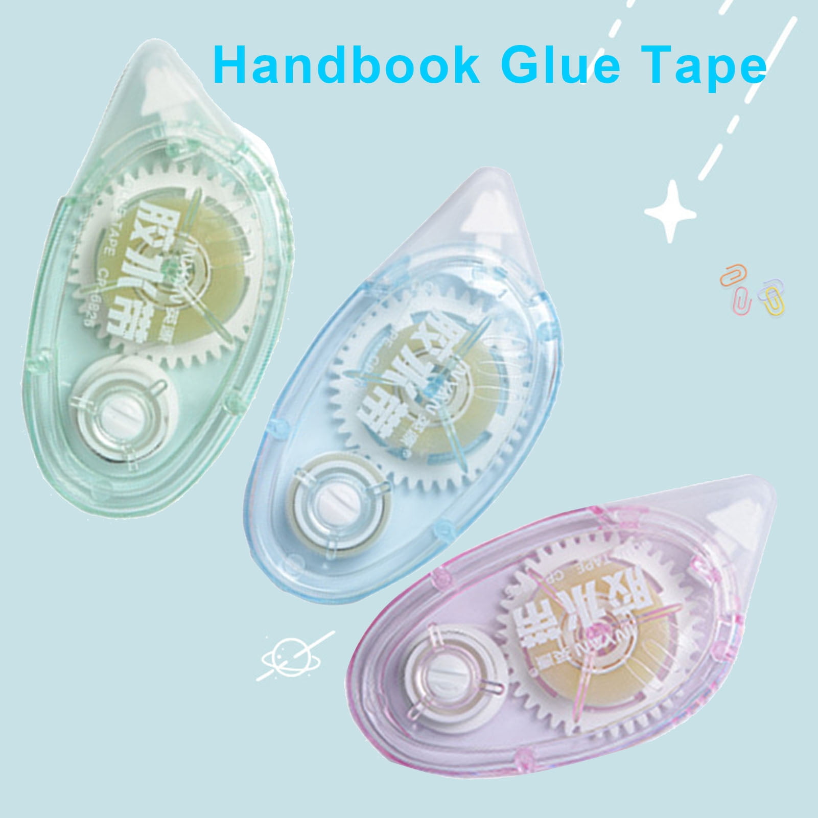 Xeyise Double Sided Tape Roller Mess-Free Application Compact Size ...