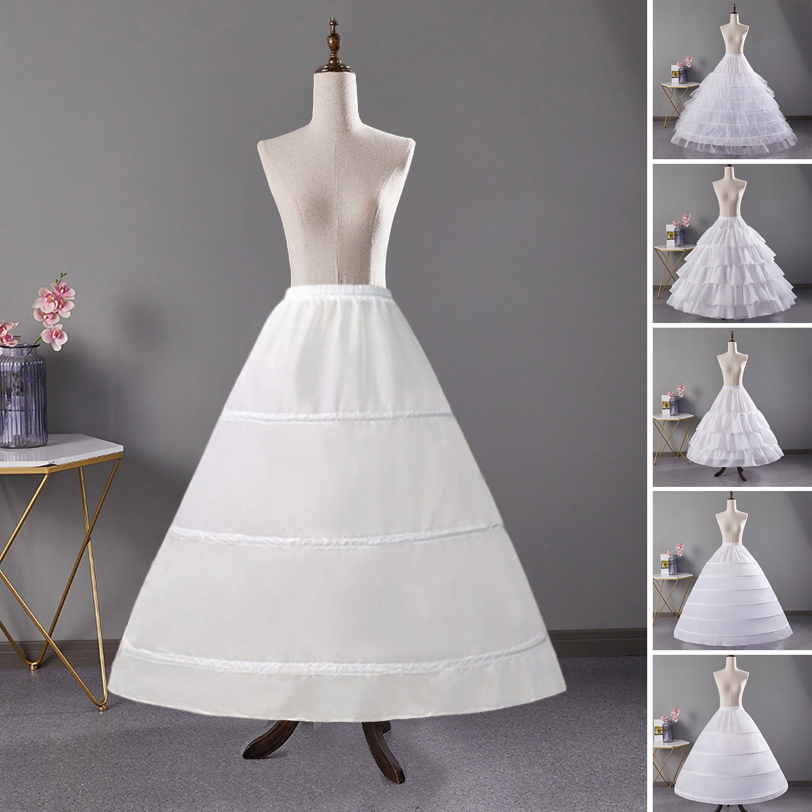 Xeyise Dress Bustle Adjustable Elastic Waist Wedding Dress Panniers ...