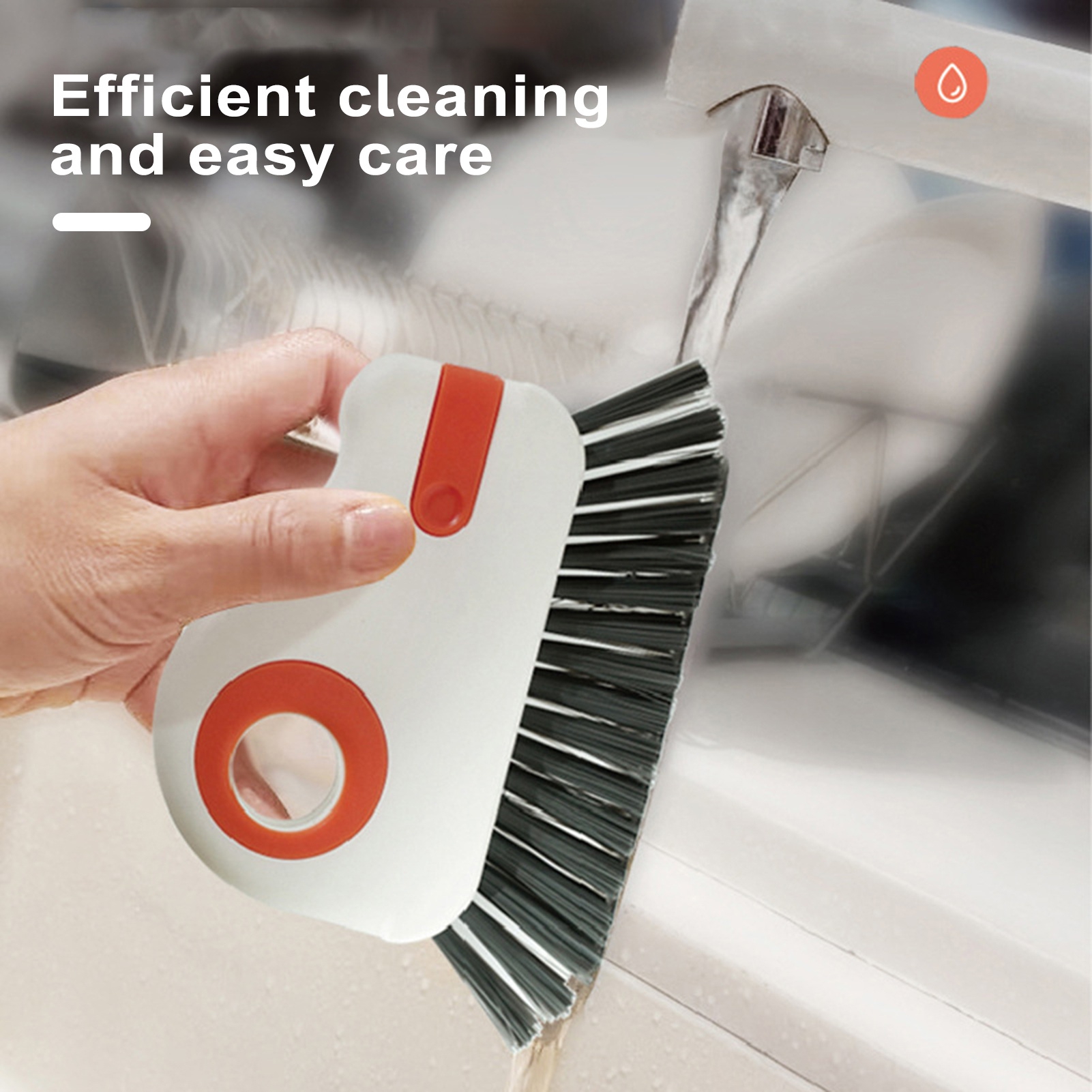 Xeyise Floor Grout Cleaner Brush with Ergonomic Handle Ultralight Tile ...