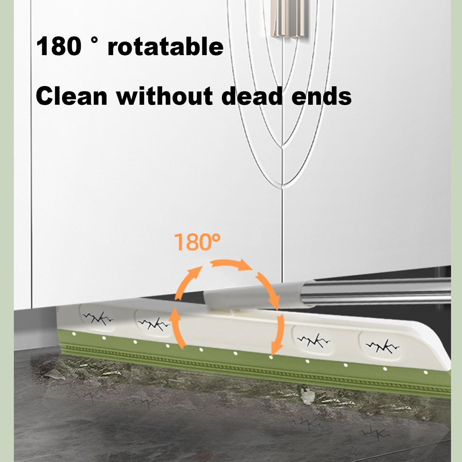 Xeyise Floor Scraper Broom Non-stick Hair Dust-free Scratch-free Wet ...