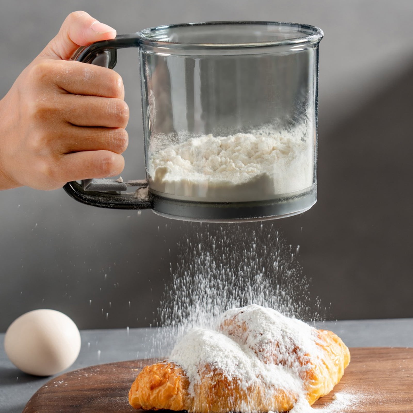 Xeyise Flour Sifter Fine Mesh Baking Sieve Ergonomic Handle Flour ...