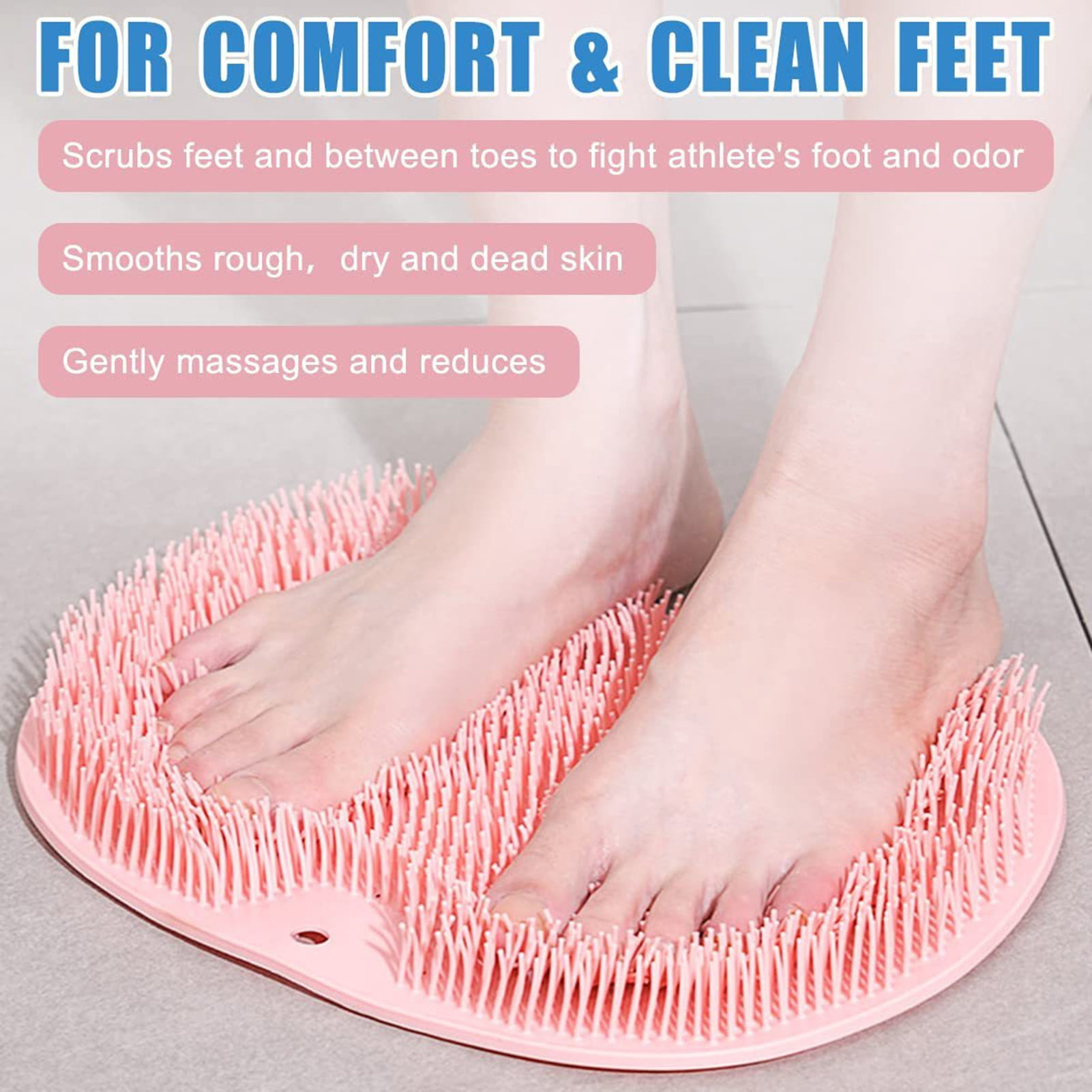 Xeyise Foot Wash Brush Soft Safe Nons-slip Relieve Fatigue Comfortable ...