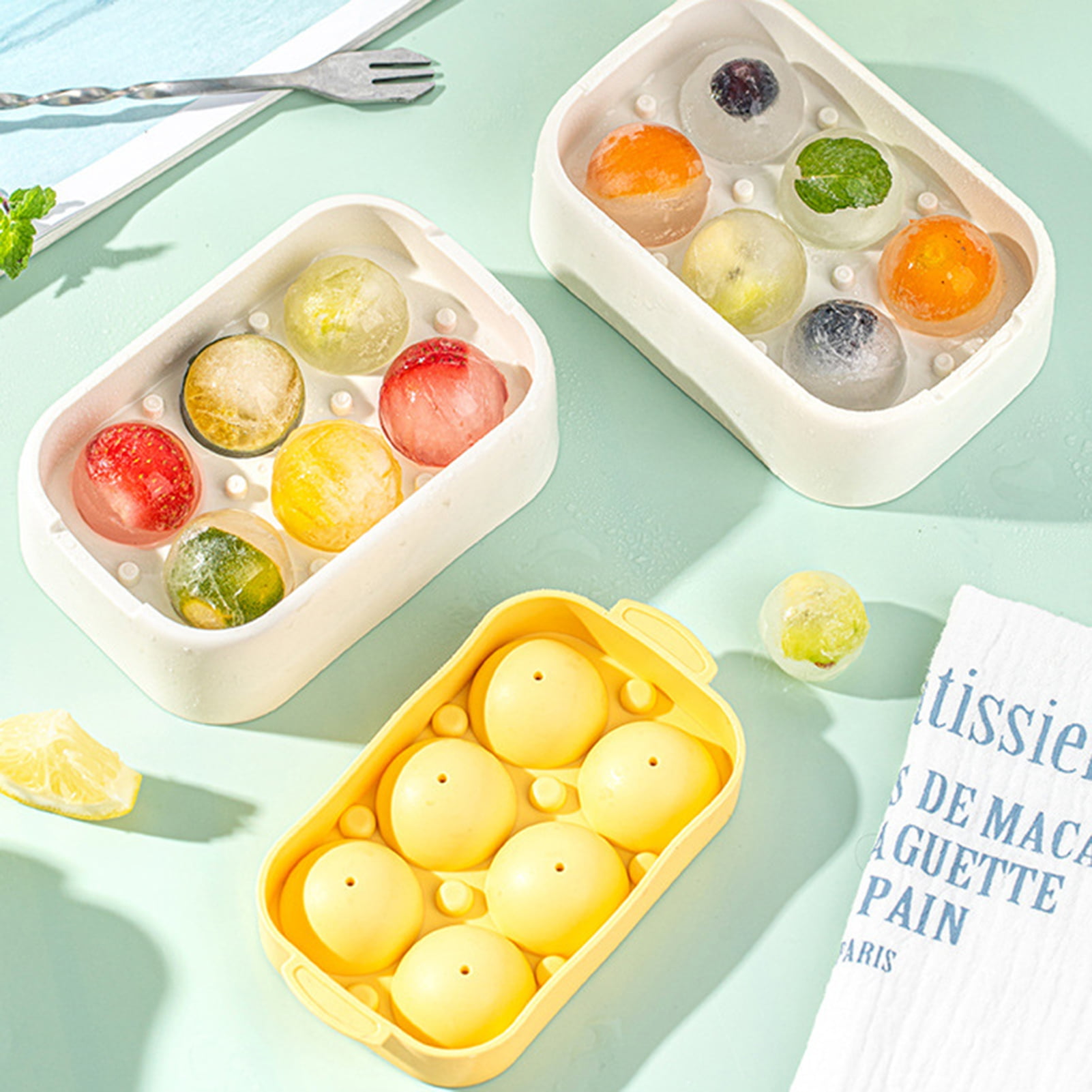 Xeyise Ice Maker Multi Grids Easy to Demould Not Easily Deformed with ...