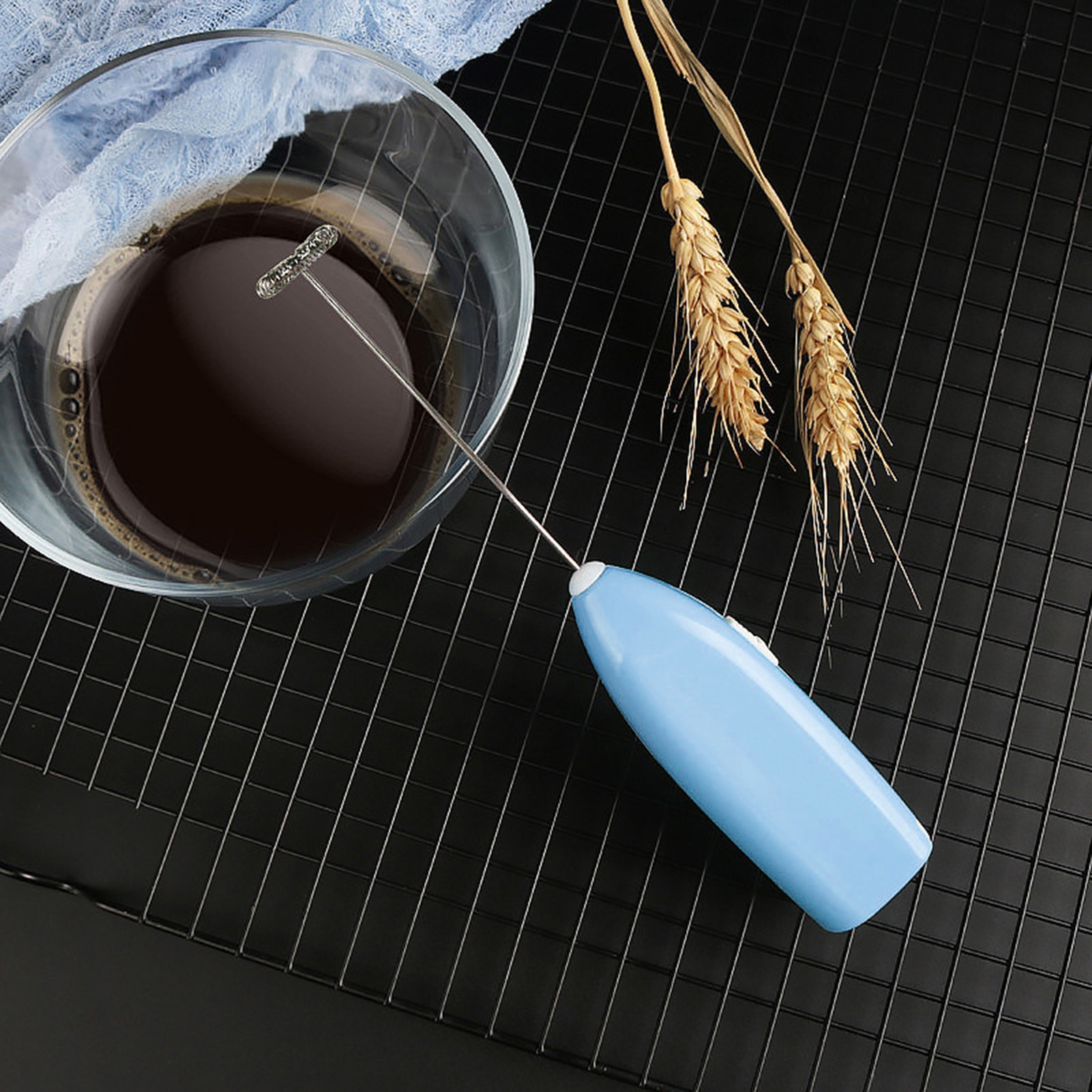 Xeyise Kitchen Electric Egg Beater Cooking Small Tool Milk Coffee Juice ...