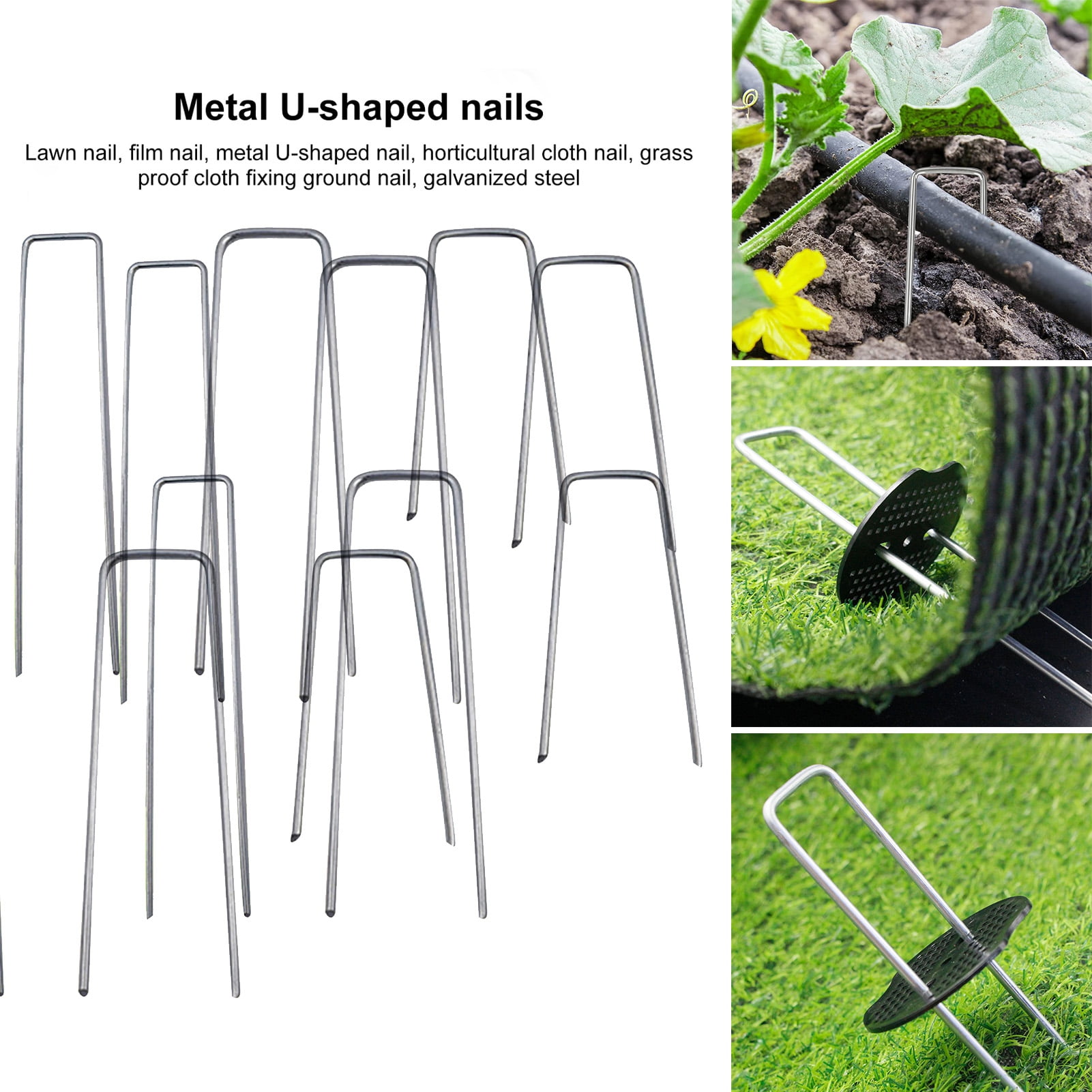 Xeyise Landscaping Staple Garden Stake Rustproof Corrosion Resistant ...