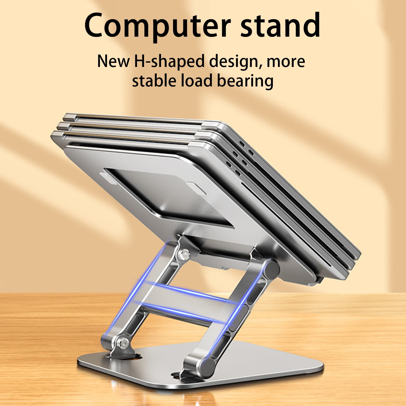 Xeyise Laptop Stand Foldable Retractable Non-Slip Thicken Anti-slip Mat ...