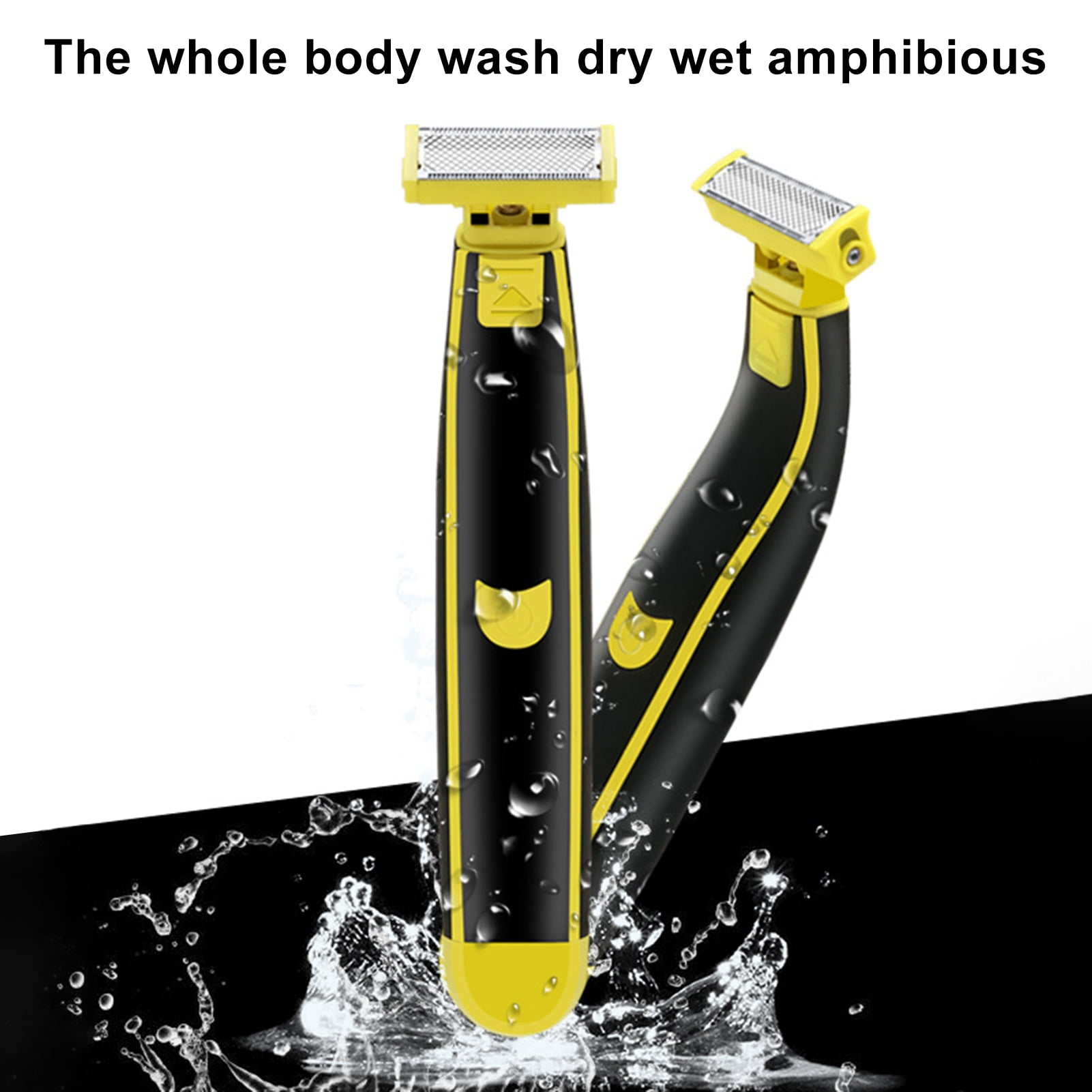 Xeyise Men Electric Shaver Double-sided Blade Waterproof Rechargeable ...