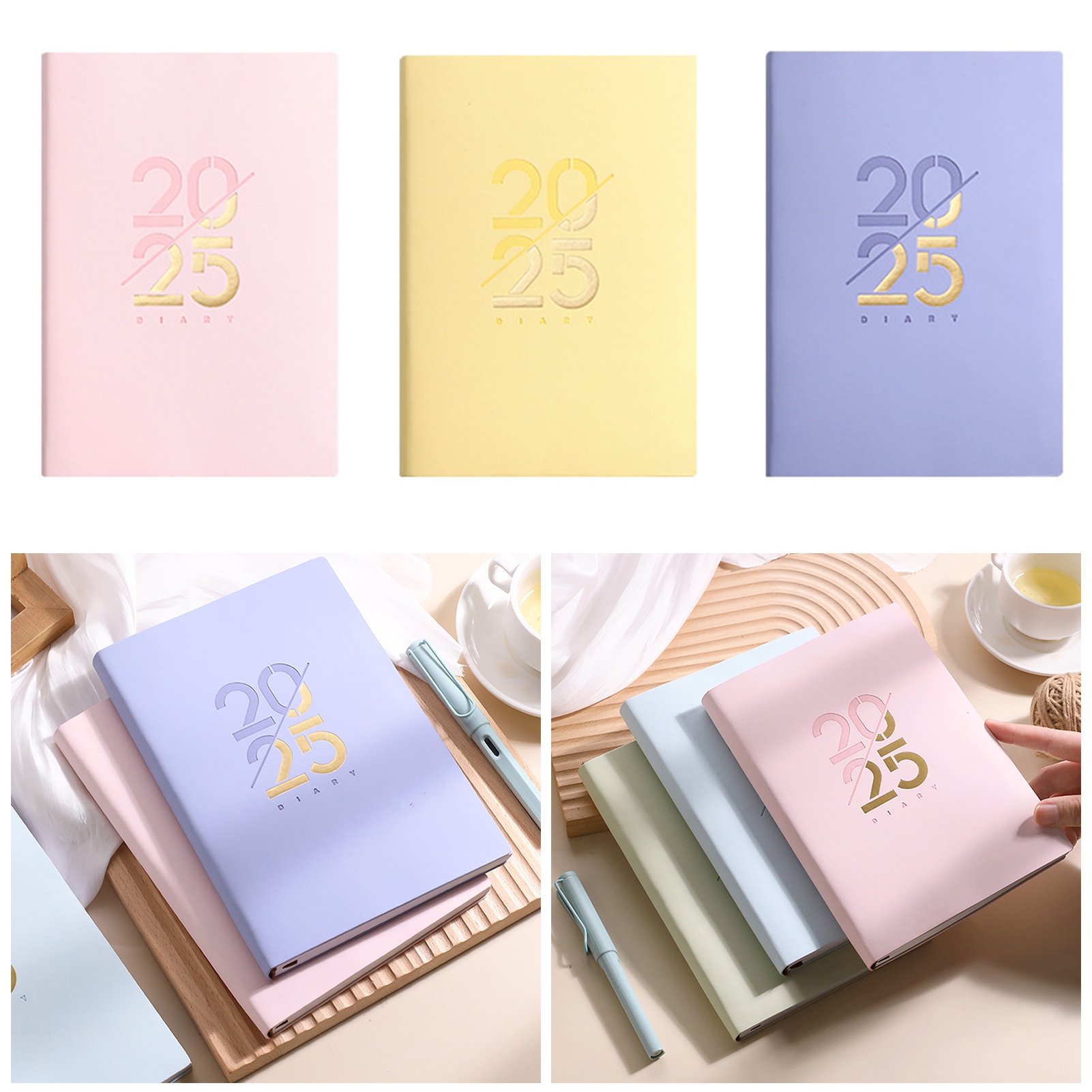 Xeyise Monthly Planner Notebook Agenda Spiral Bound Design Monthly View ...