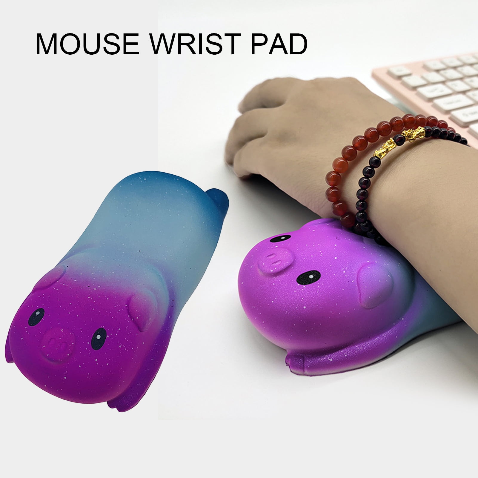 Xeyise Mouse Wrist Pad Pig Shape Wrist Rest Soft Memory Sponge Support ...