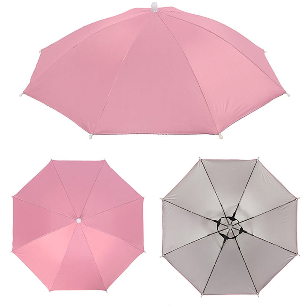 Xeyise Outdoor Foldable Anti-Rain Sun Shade Adult Head Umbrella Fishing ...