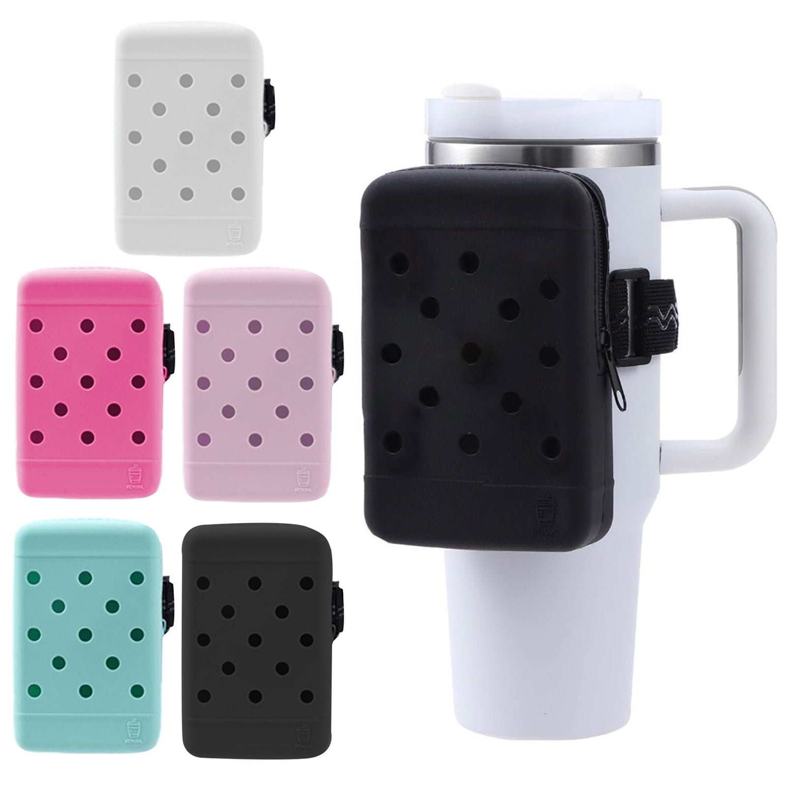 Xeyise Silicone Water Bottle Pouch Tumbler Bag Large Capacity ...