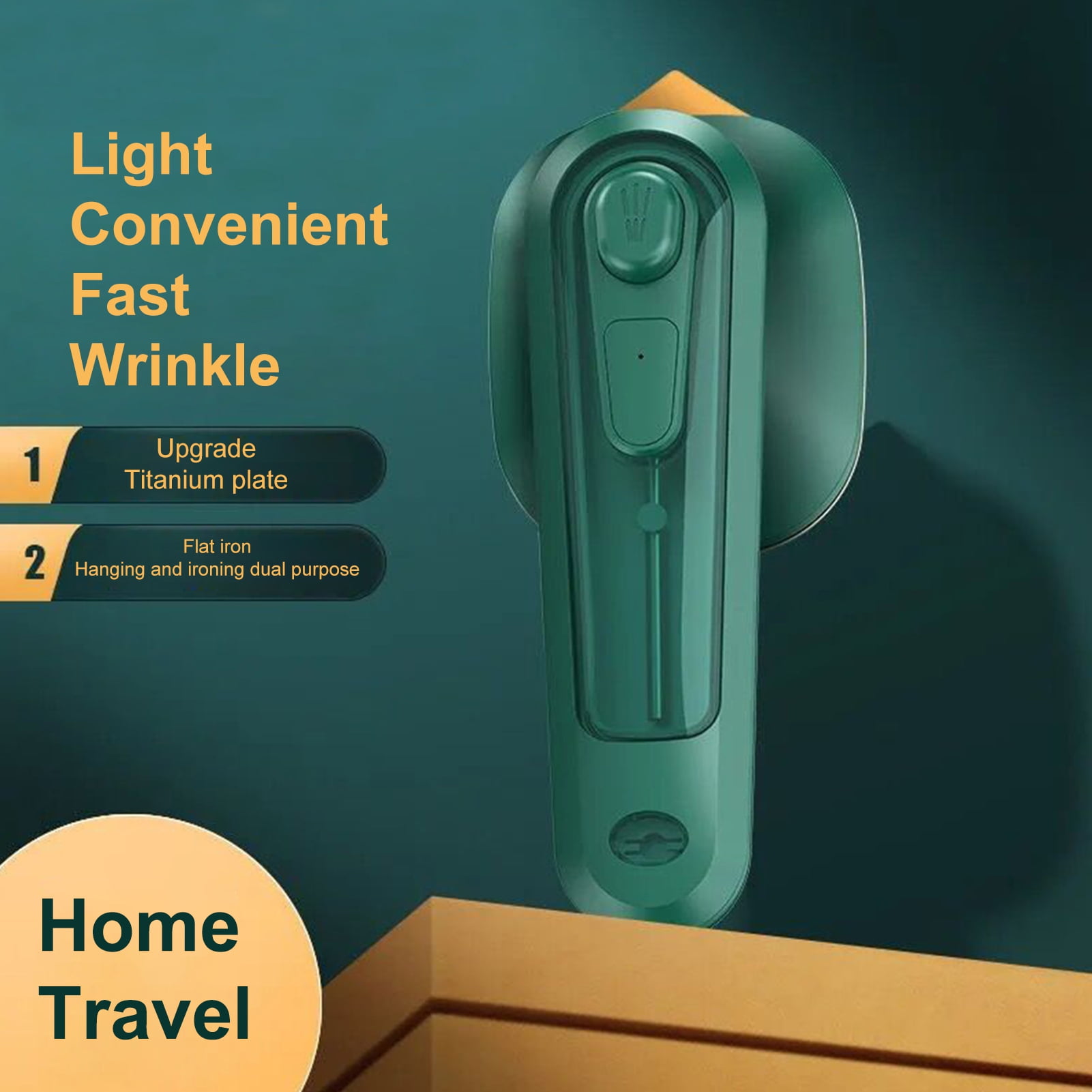 Xeyise Steam Iron Portable Efficient Convenient Mini Titanium Metal ...