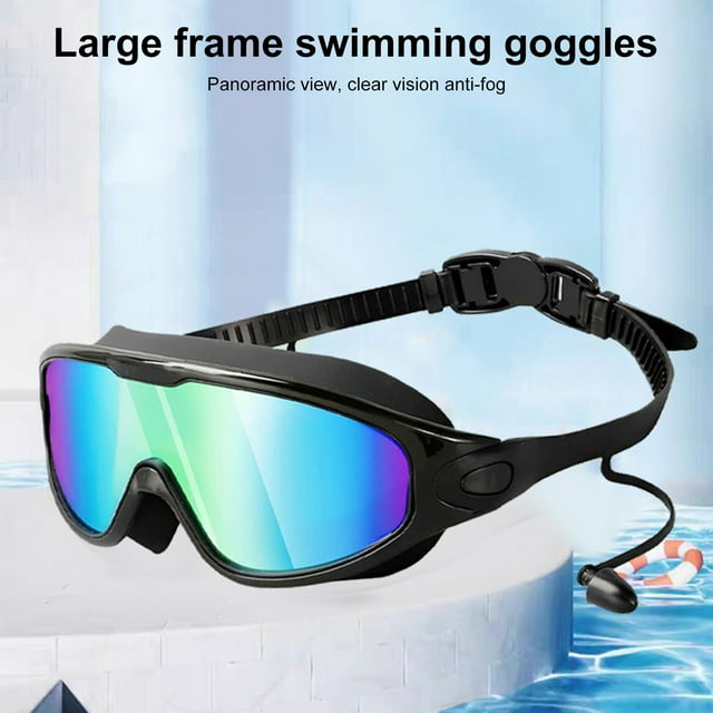 Xeyise Swimming Goggles Anti-Fog UV Protection Wide View Swim Glasses ...
