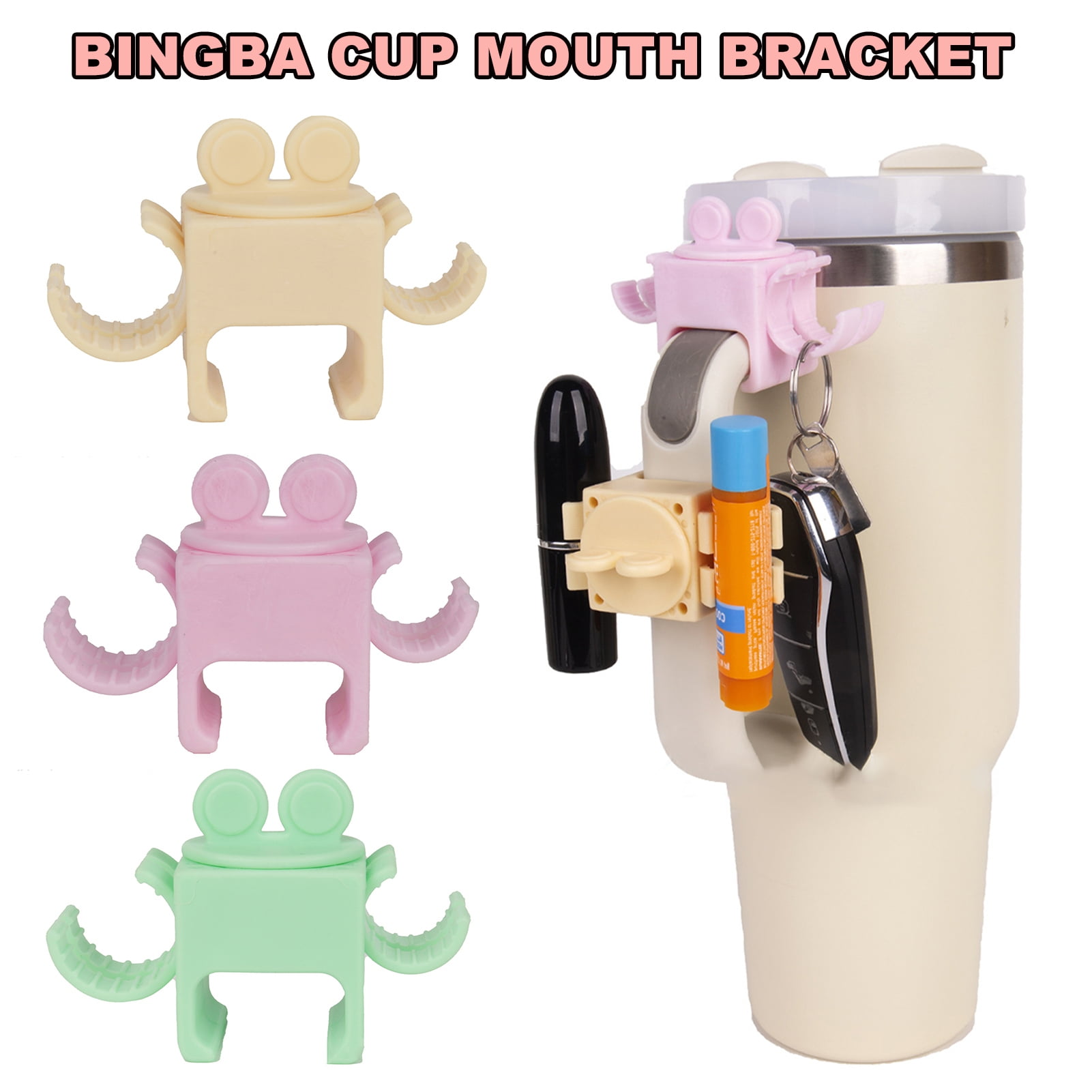 Xeyise Tumbler Chapstick Holder Quencher Cup Accessory Lipstick Holder ...