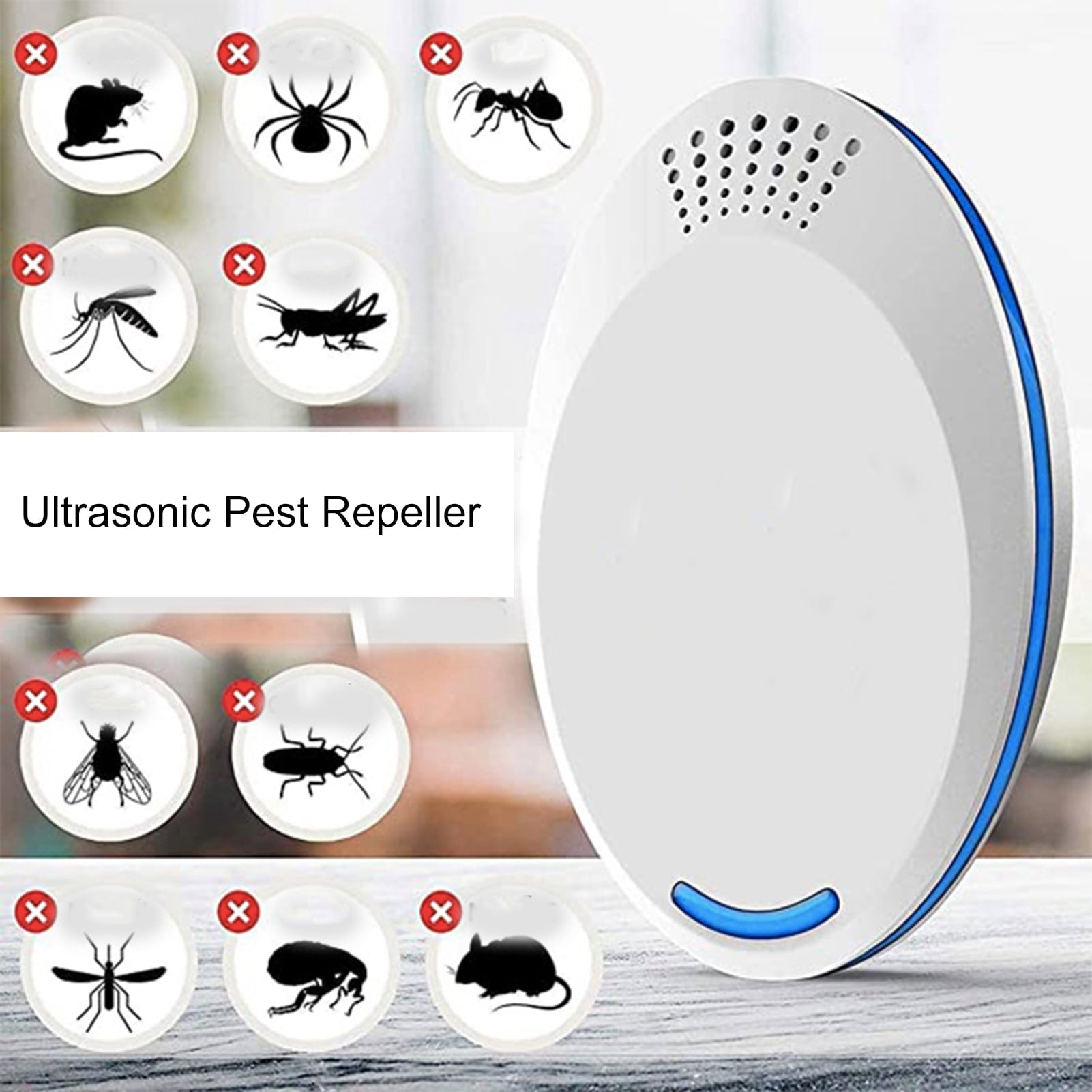 Xeyise Ultrasonic Pest Repeller Mouse Rodent Deterrent Device Eco ...